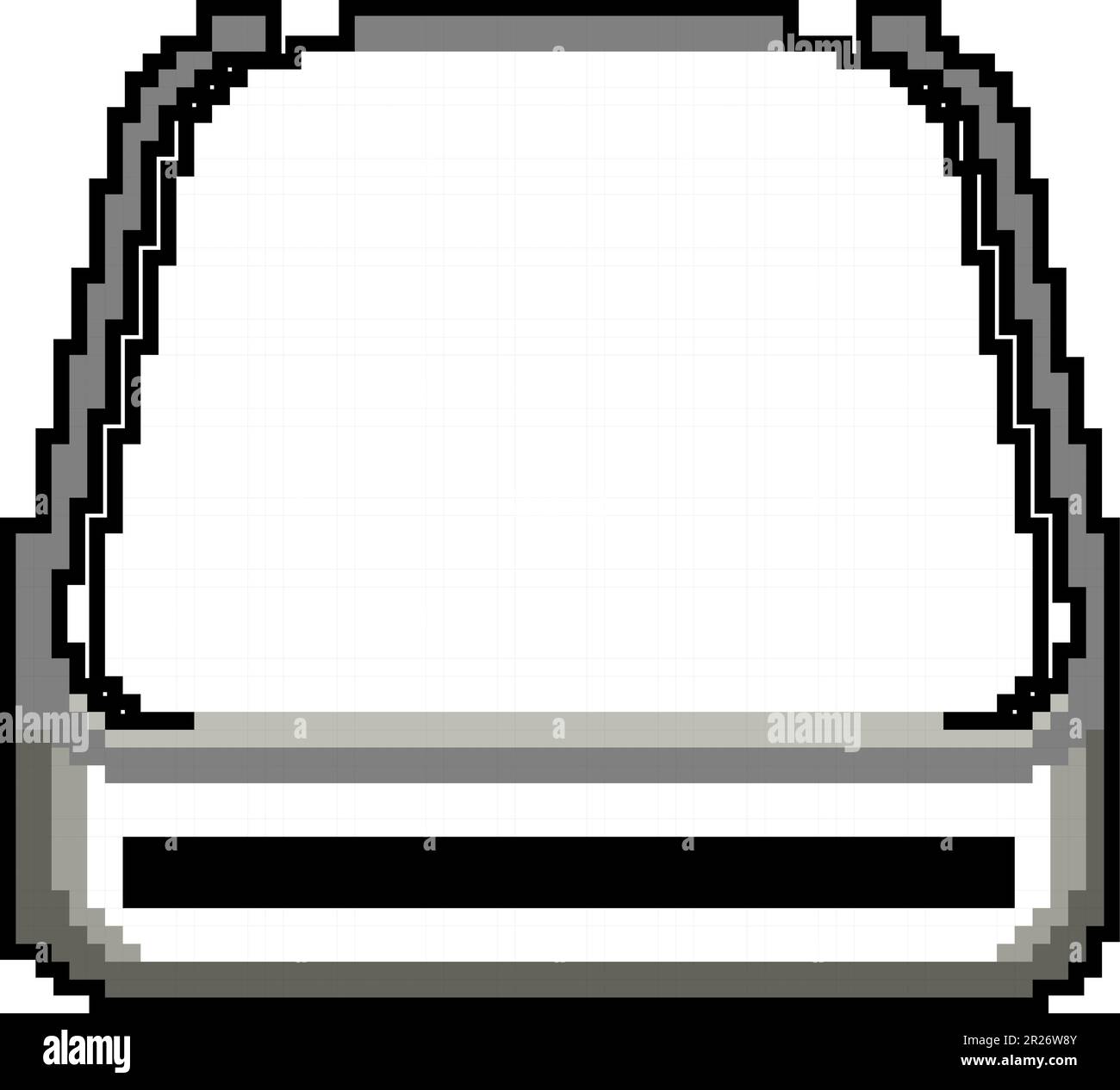 equipment compact photo printer game pixel art vector illustration ...