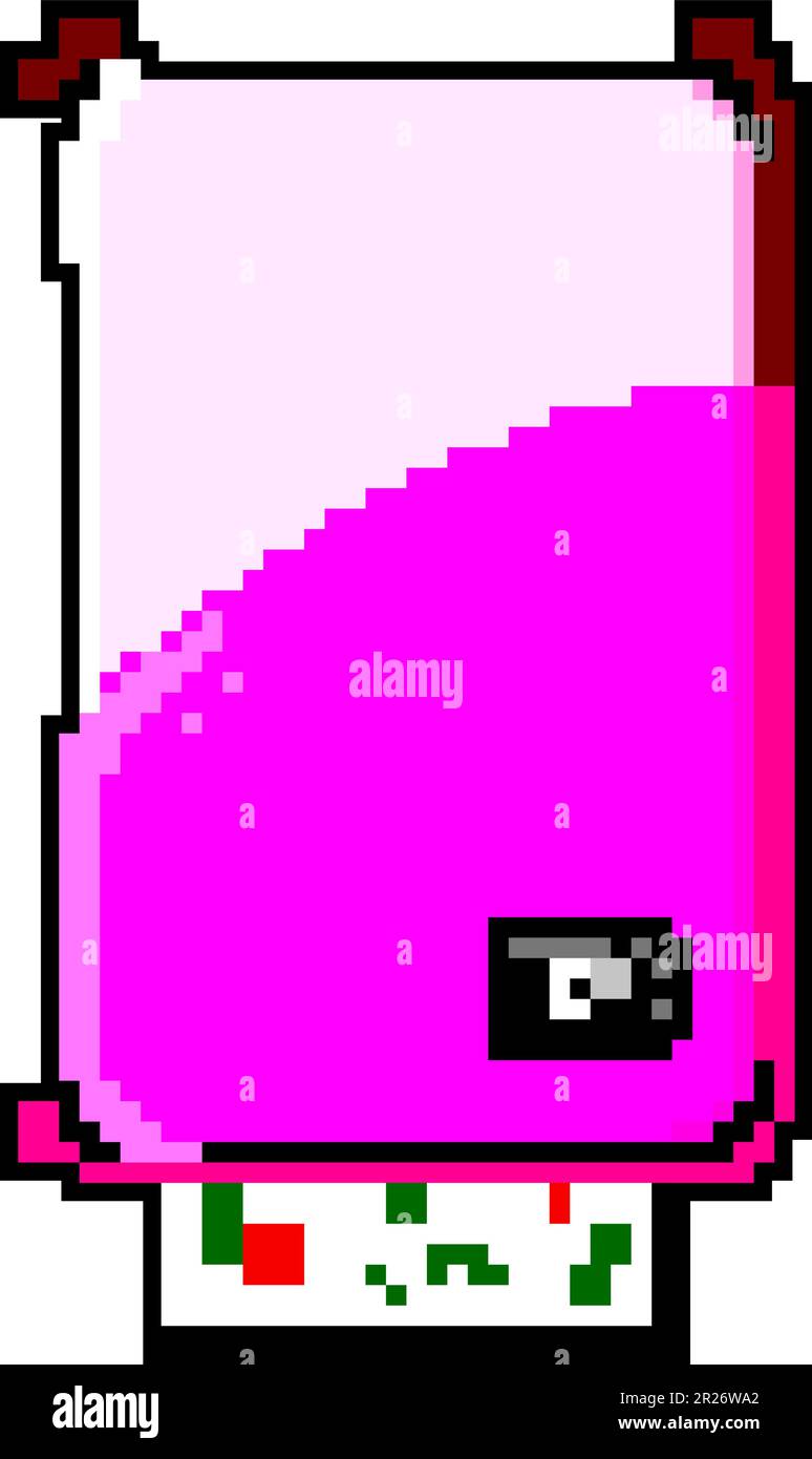 modern compact photo printer game pixel art vector illustration Stock ...