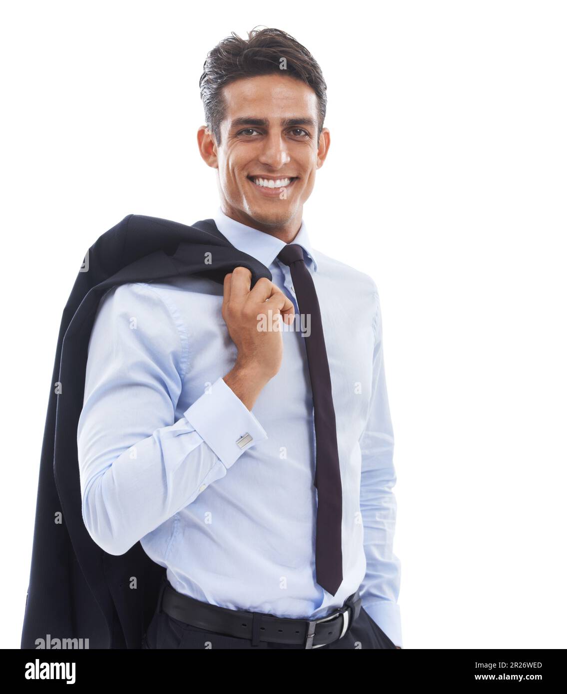 Feeling confident about his business effort. Portrait of a handsome ...