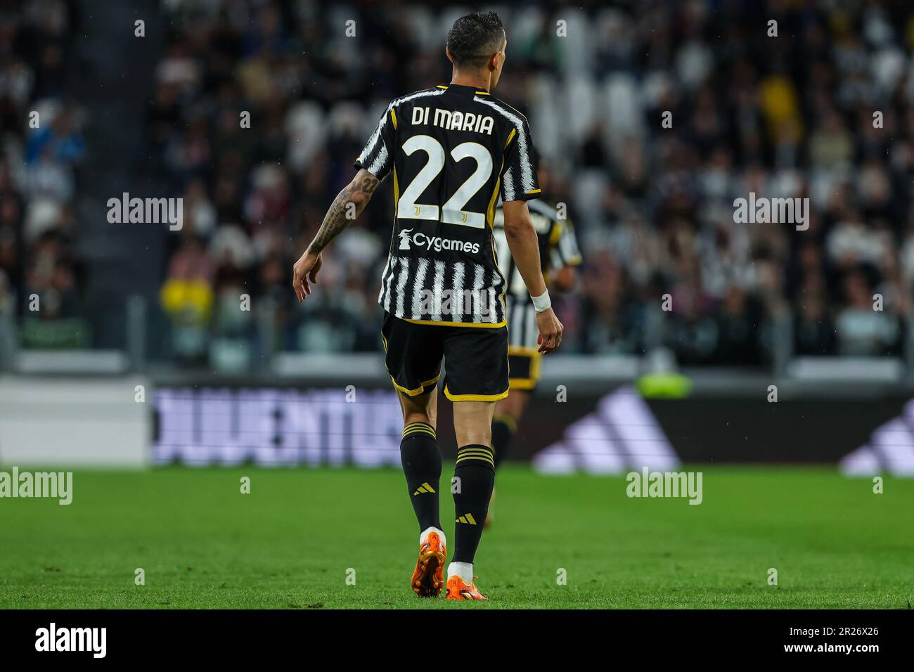 Angel Di Maria Of Juventus Fc Wearing The New Jersey Home Kit 23 24