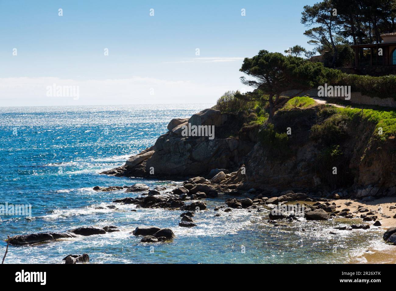 Corners of the Costa Brava, paradise of relaxation, sea, rock, swimming ...