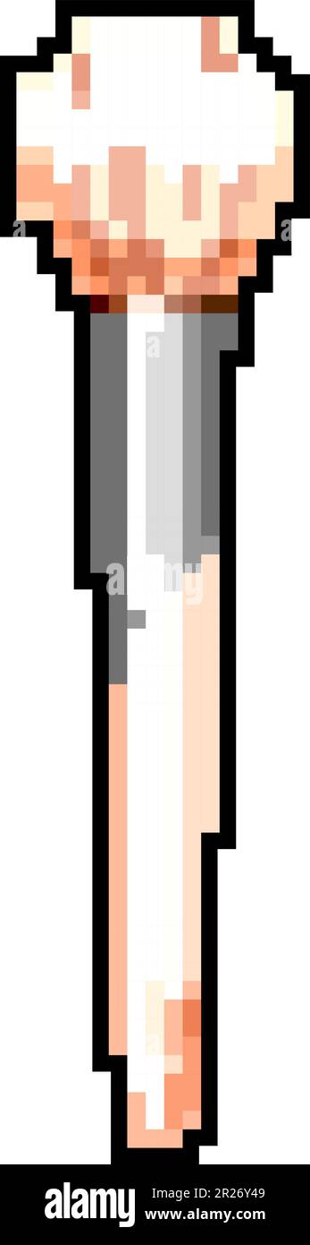 makeup cosmetic brush game pixel art vector illustration Stock Vector Image & Art - Alamy