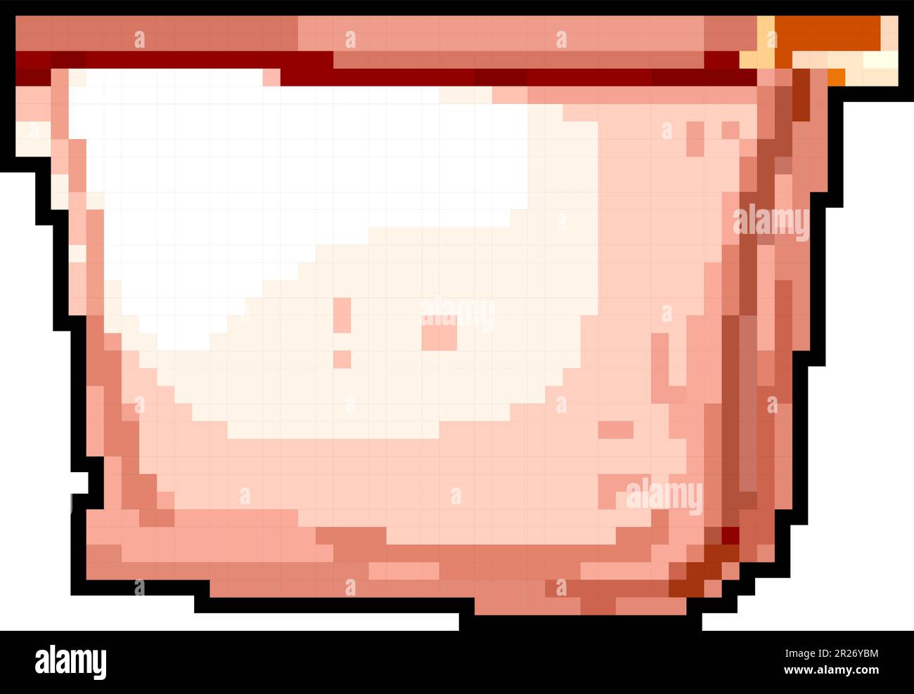 bag cosmetic pouch game pixel art vector illustration Stock Vector ...