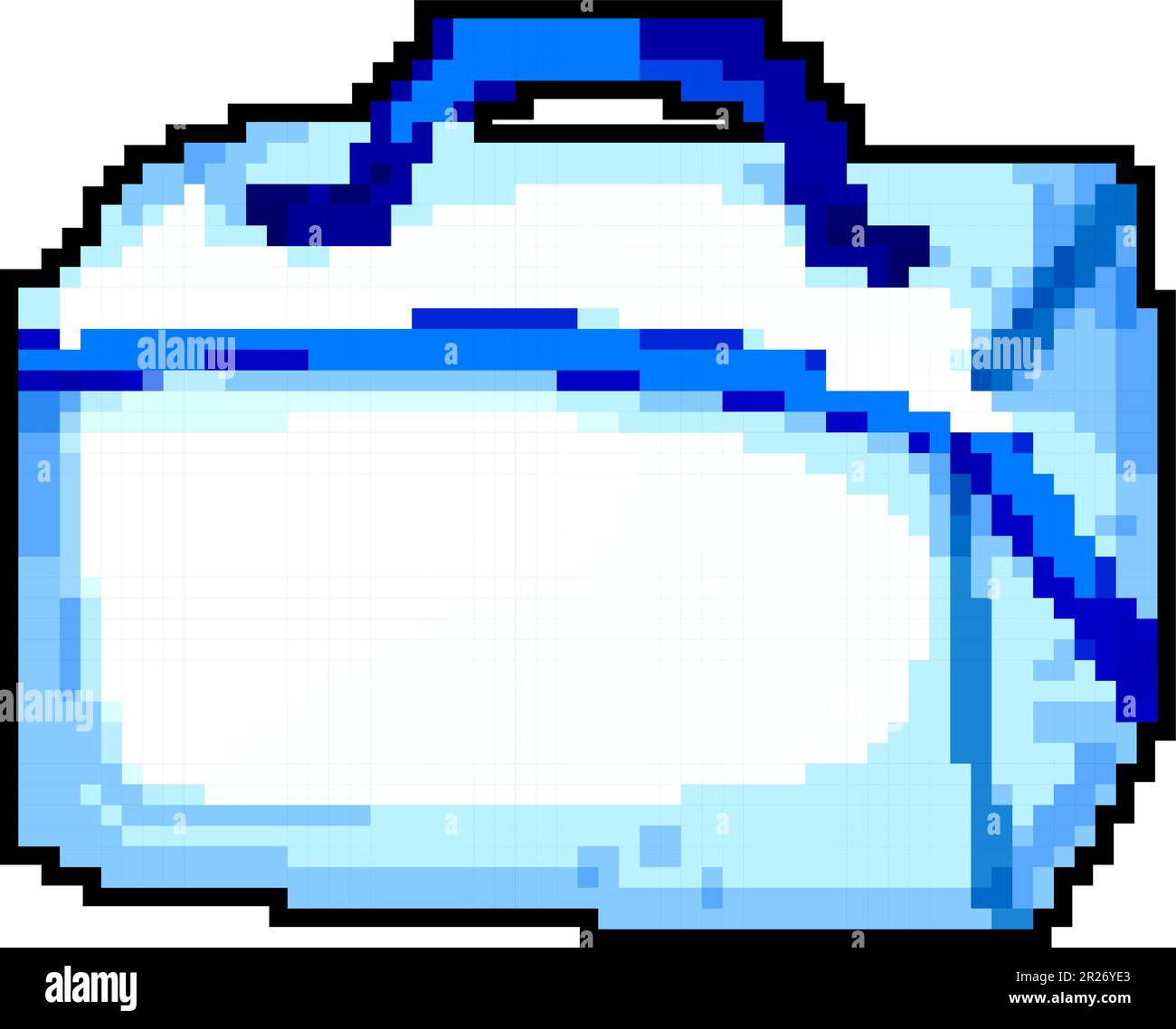 small cosmetic pouch game pixel art vector illustration Stock Vector ...