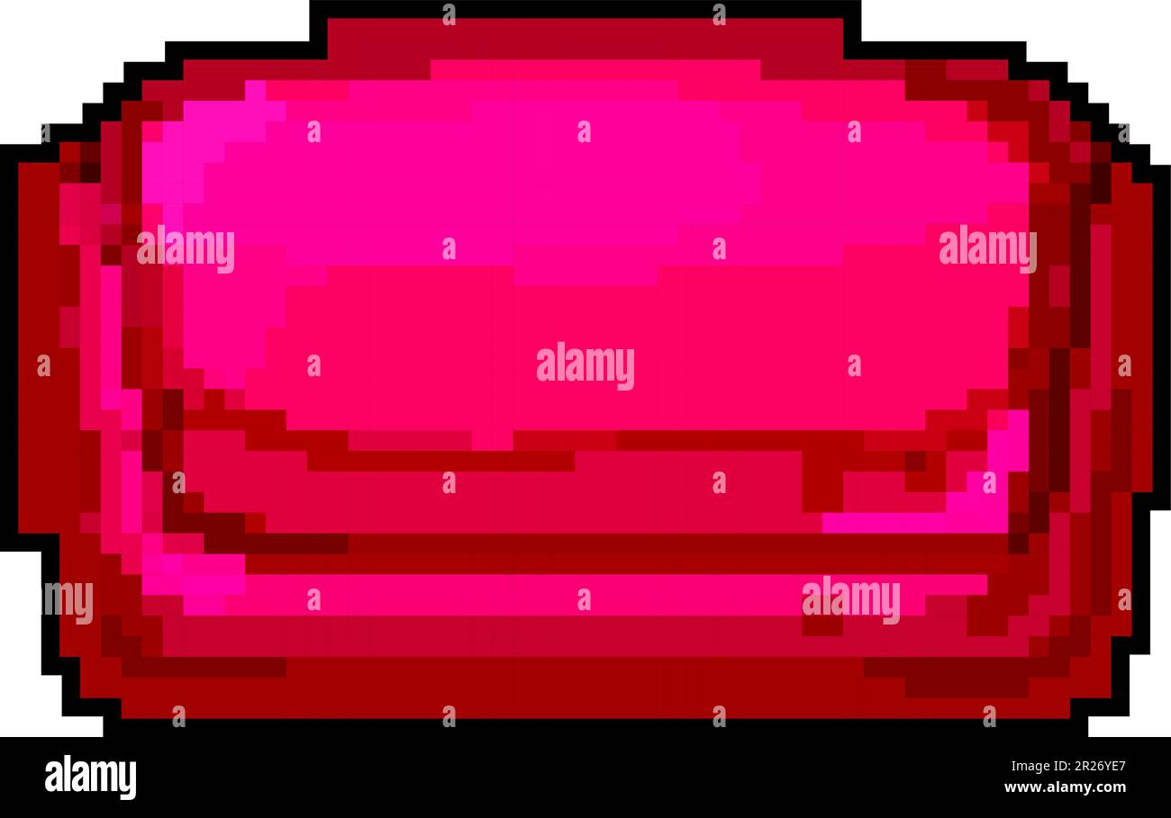 makeup cosmetic pouch game pixel art vector illustration Stock Vector ...