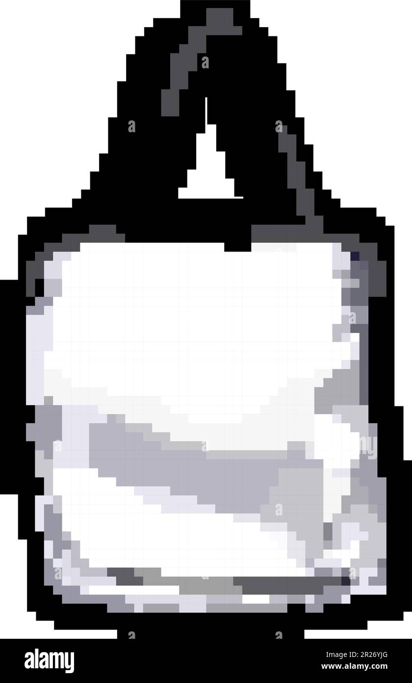 purse cosmetic pouch game pixel art vector illustration Stock Vector ...