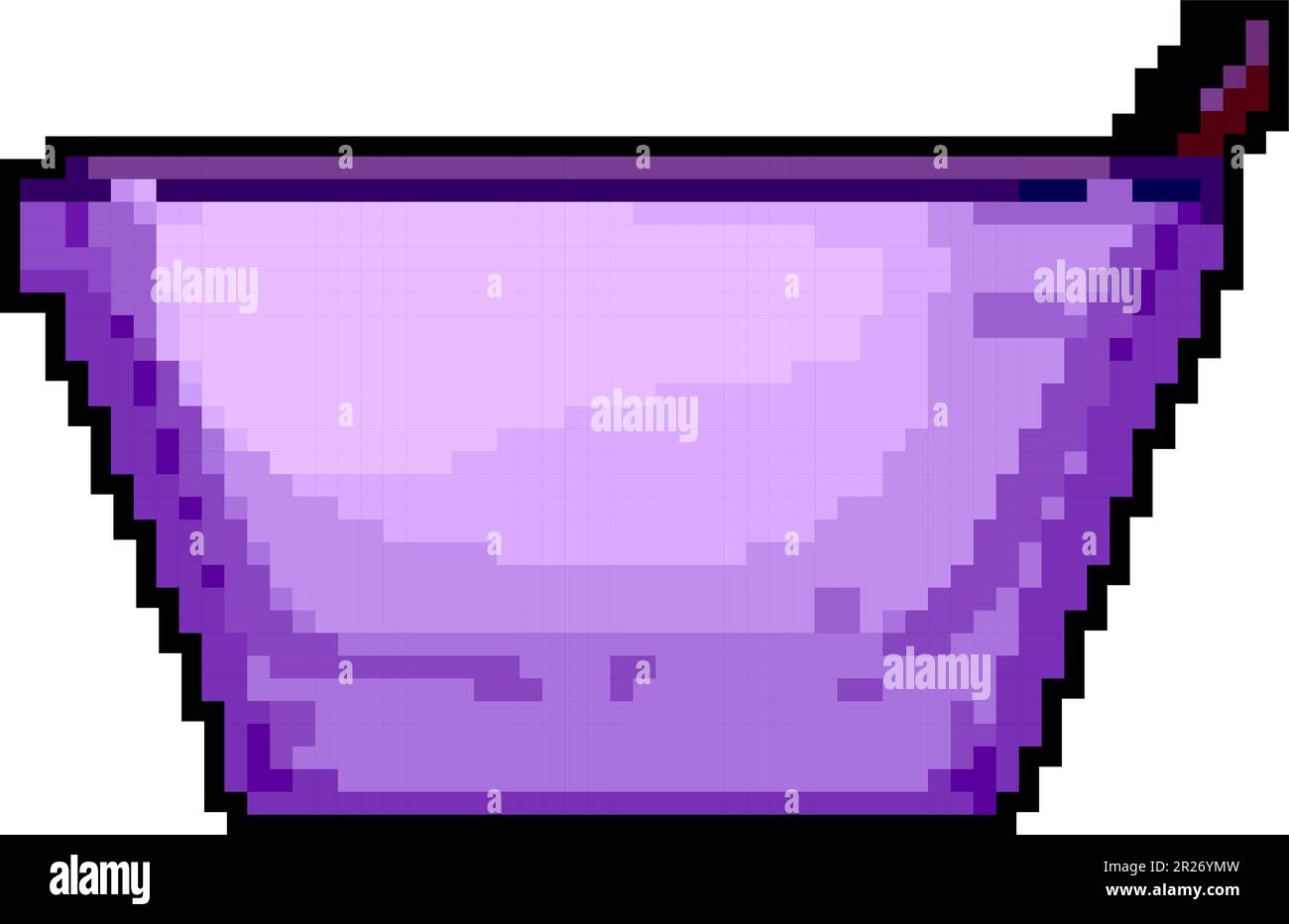 fashion cosmetic pouch game pixel art vector illustration Stock Vector ...