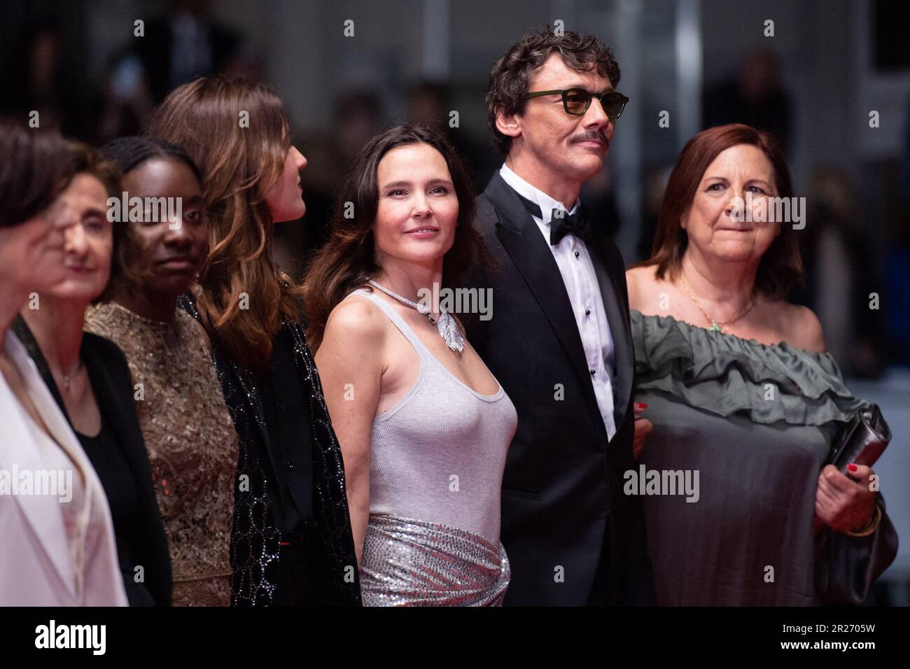 Cannes, France. 17th May, 2023. Cedric Appietto, Virginie Ledoyen ...