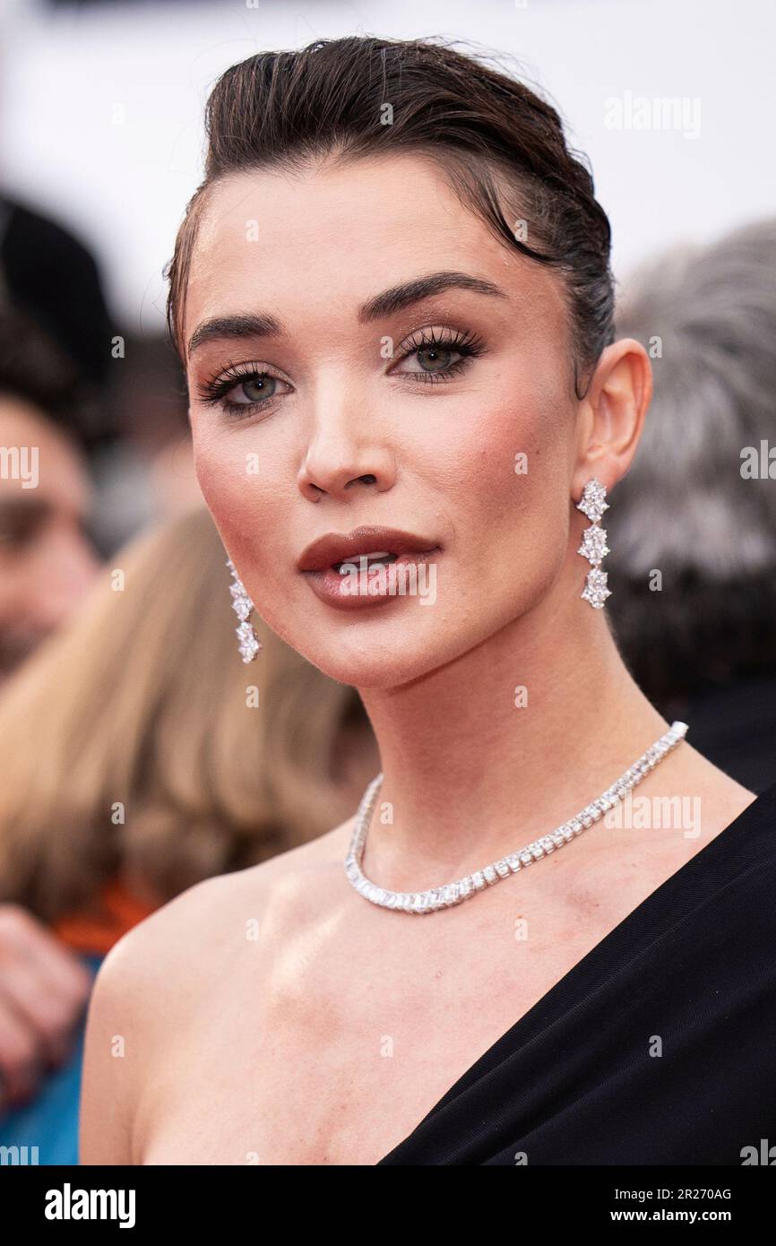 Amy Jackson poses for photographers upon arrival at the premiere of the ...