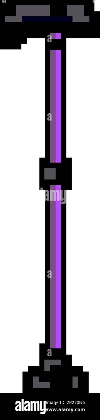 patient crutch medical game pixel art vector illustration Stock Vector ...