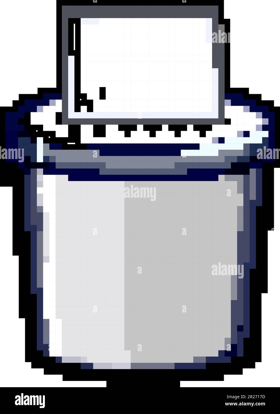 garbage cut shredder game pixel art vector illustration Stock Vector ...