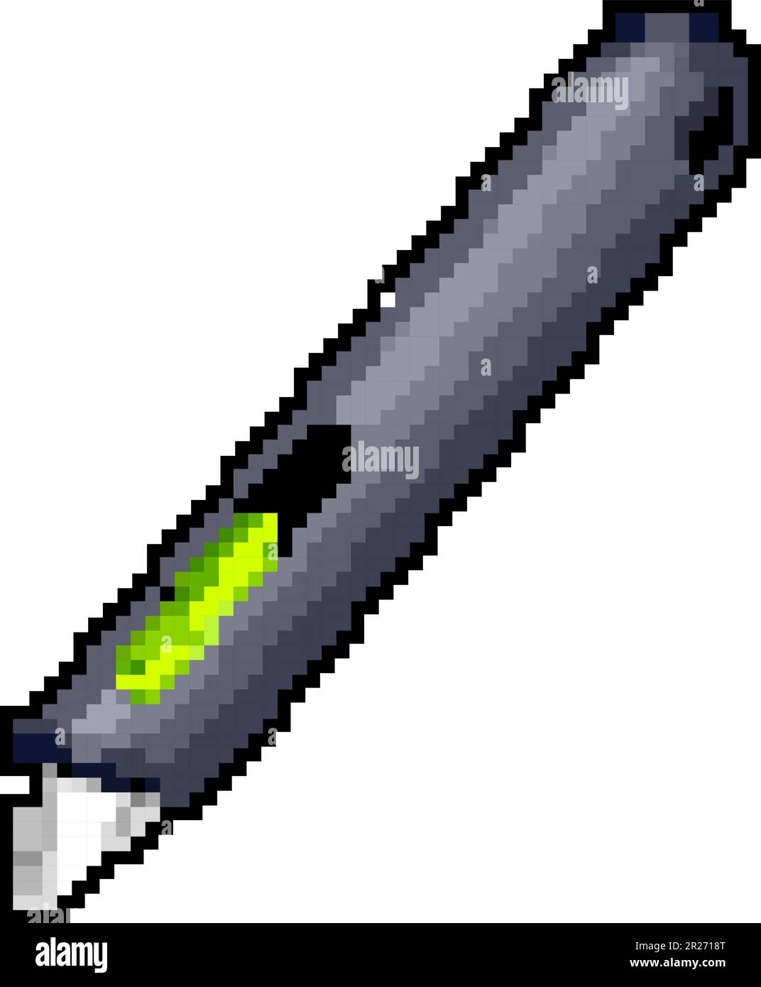 office cutter knife game pixel art vector illustration Stock Vector ...