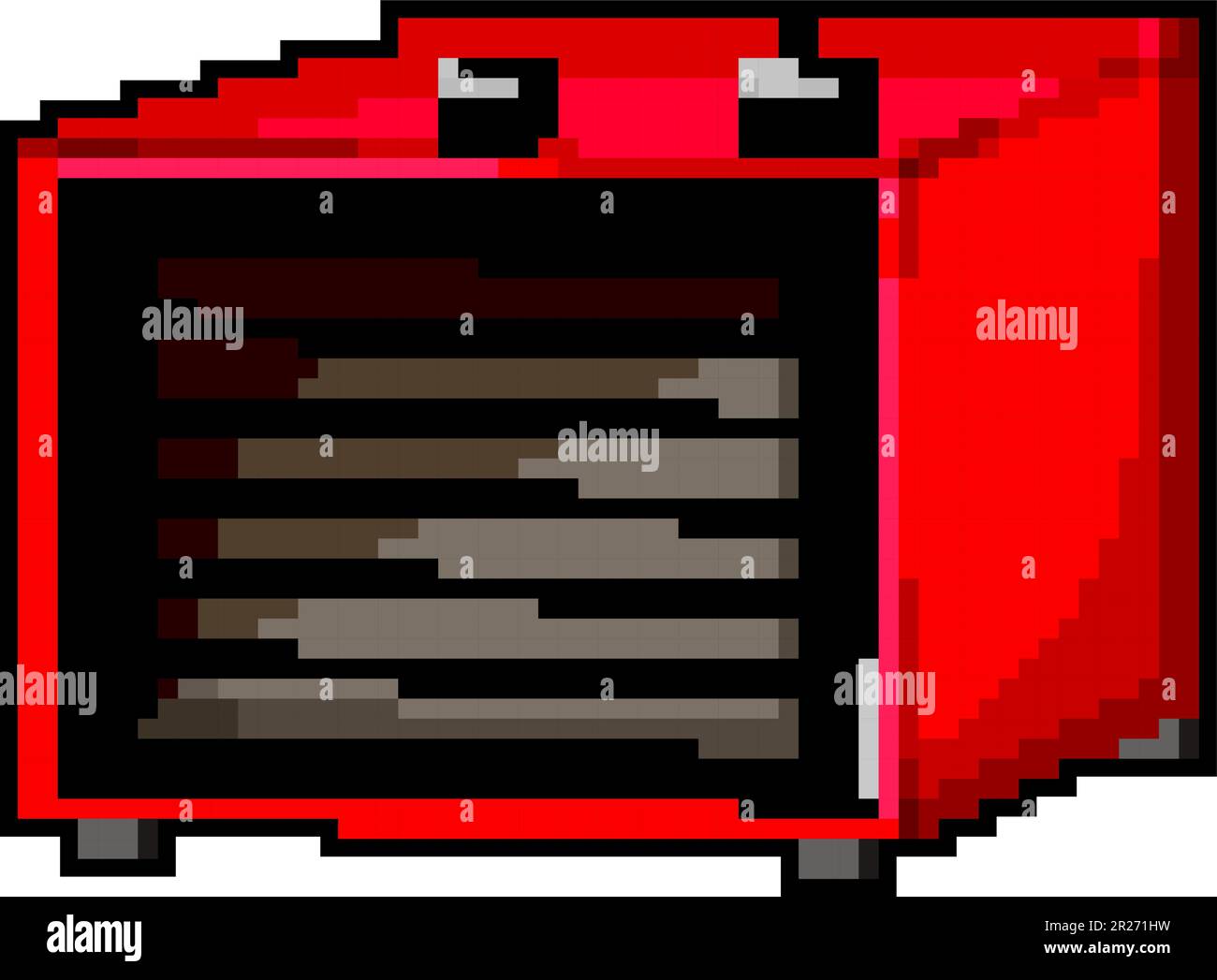 dry dehydrator food game pixel art vector illustration Stock Vector ...