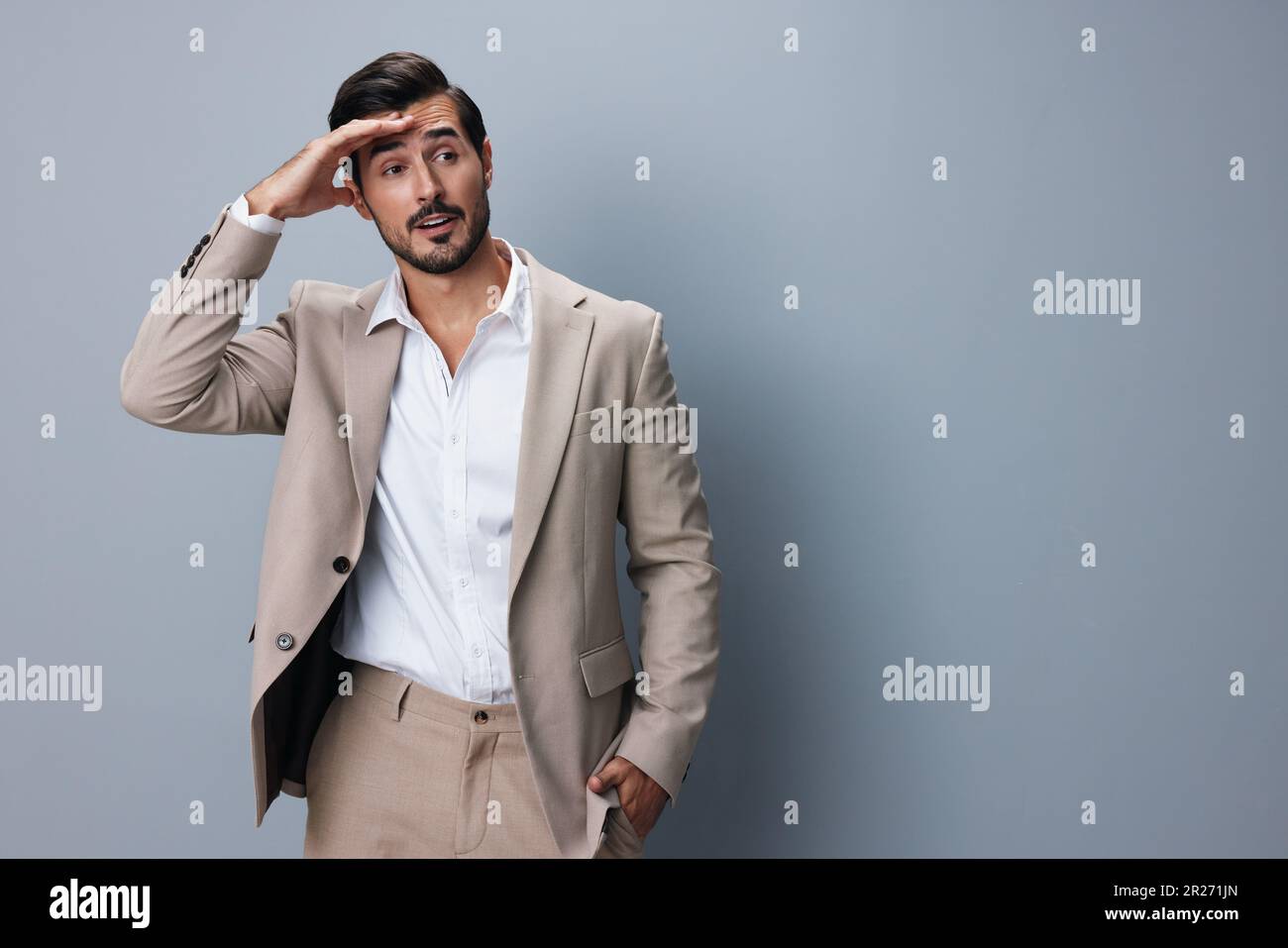 stress man screaming style employee suit up work businessman boss male ...