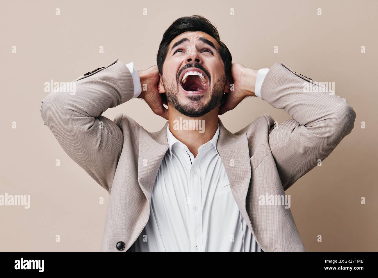 boss man suit angry work guy style young businessman male office ...