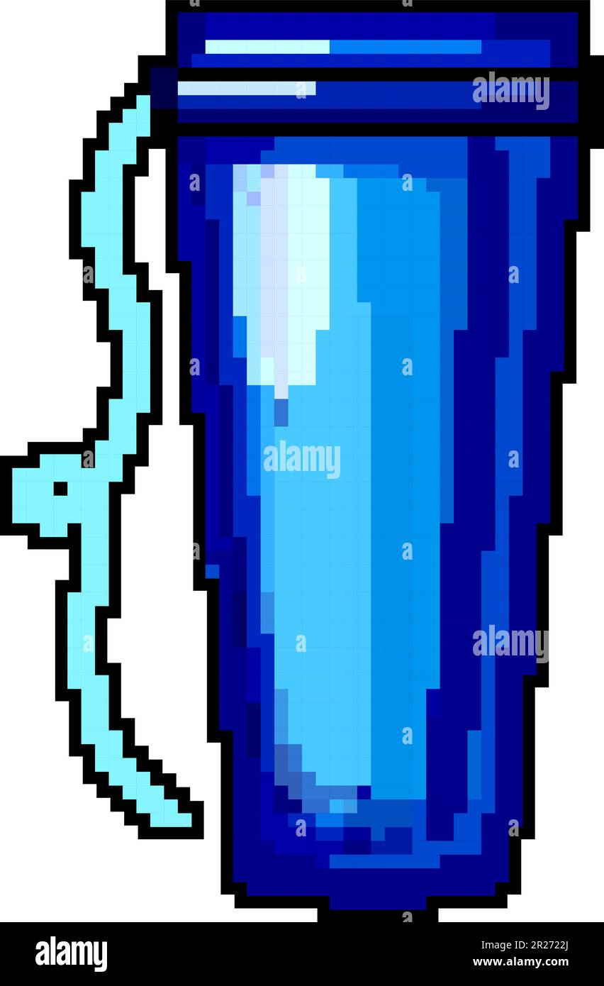 treatment dental floss game pixel art vector illustration Stock Vector ...