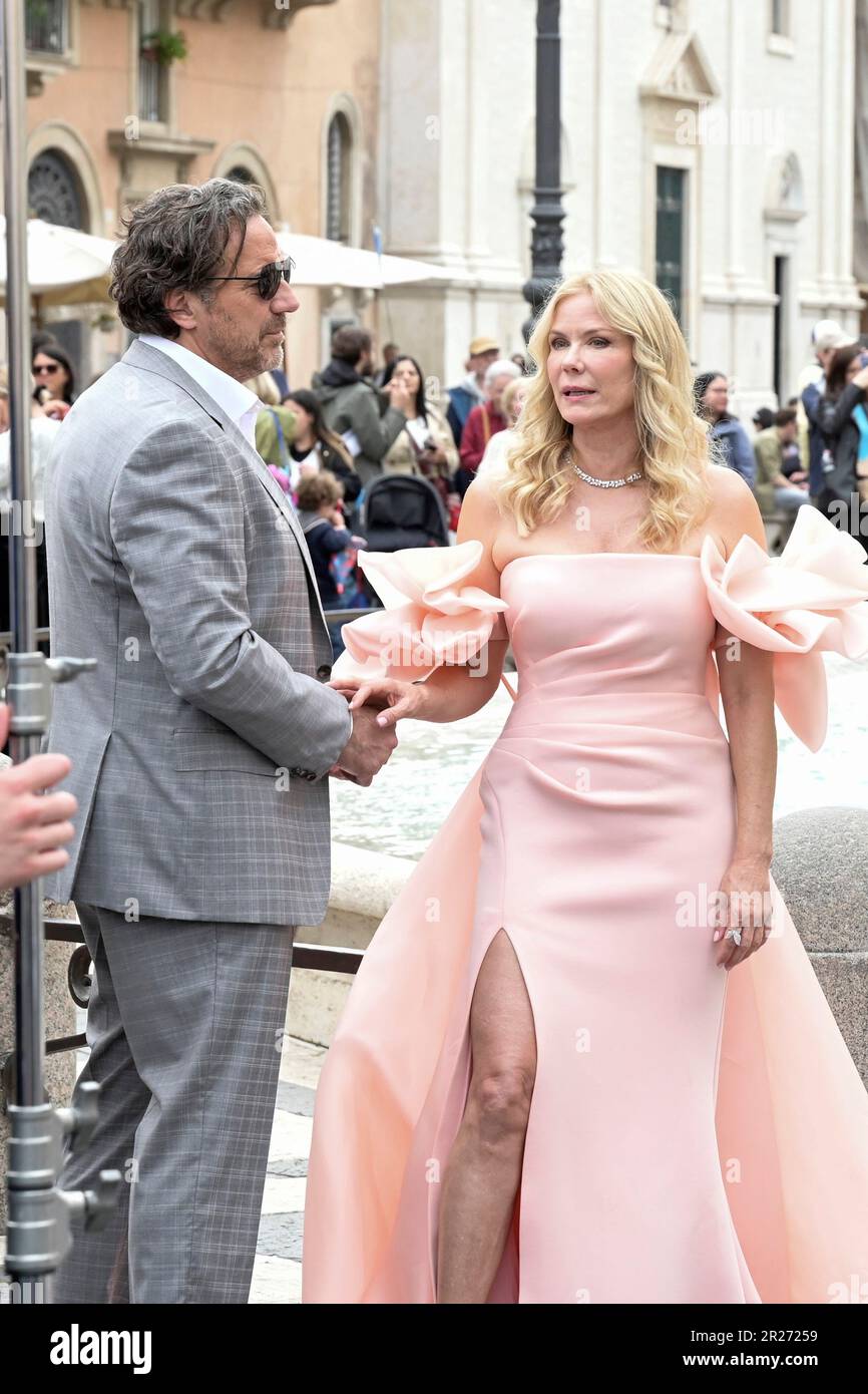 Rom, Italien. 17th May, 2023. Thorsten Kaye und Katherine Kelly Lang ...