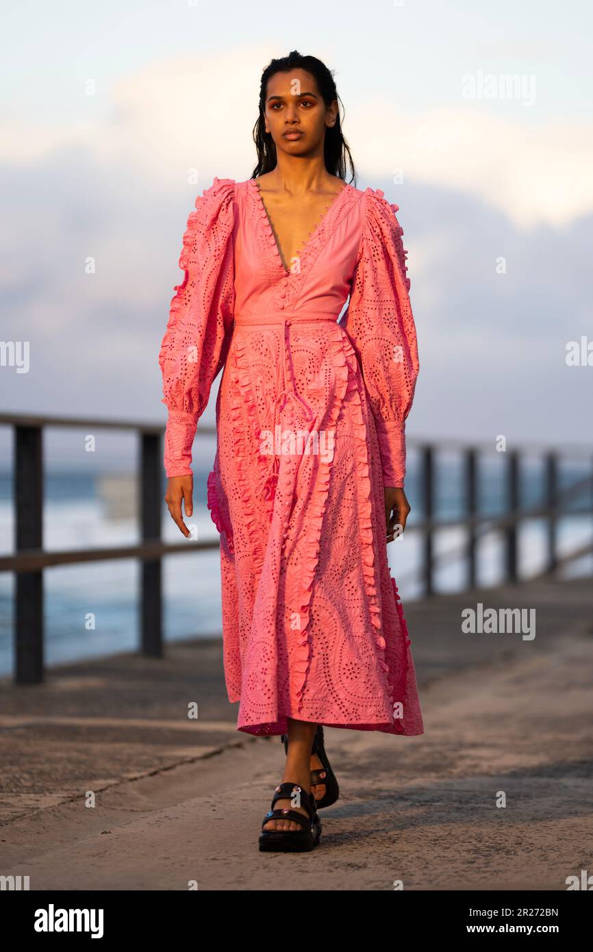 Sydney, Australia. 17th May, 2023. A model walks the runway during the ...