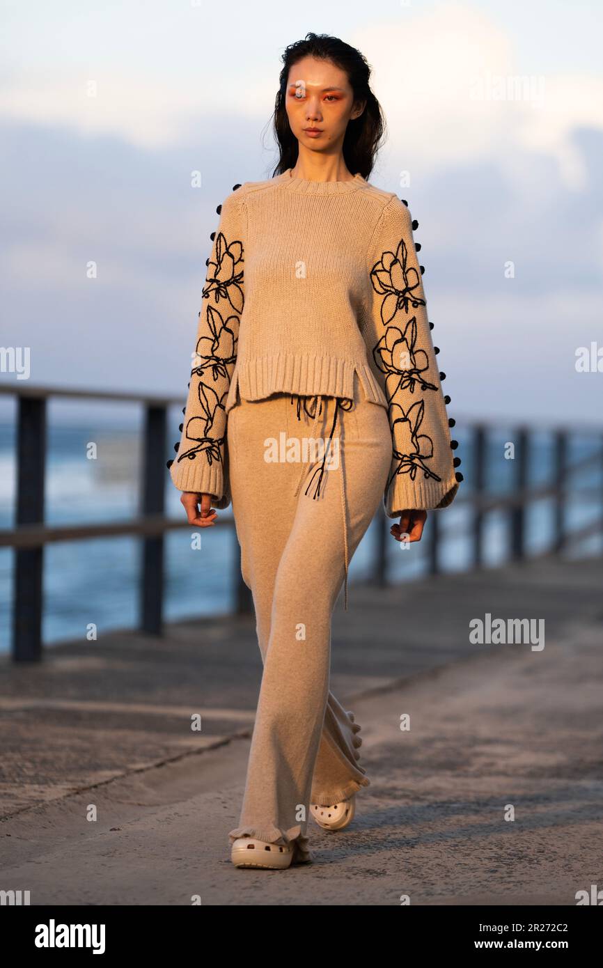 Sydney, Australia. 17th May, 2023. A model walks the runway during the ...