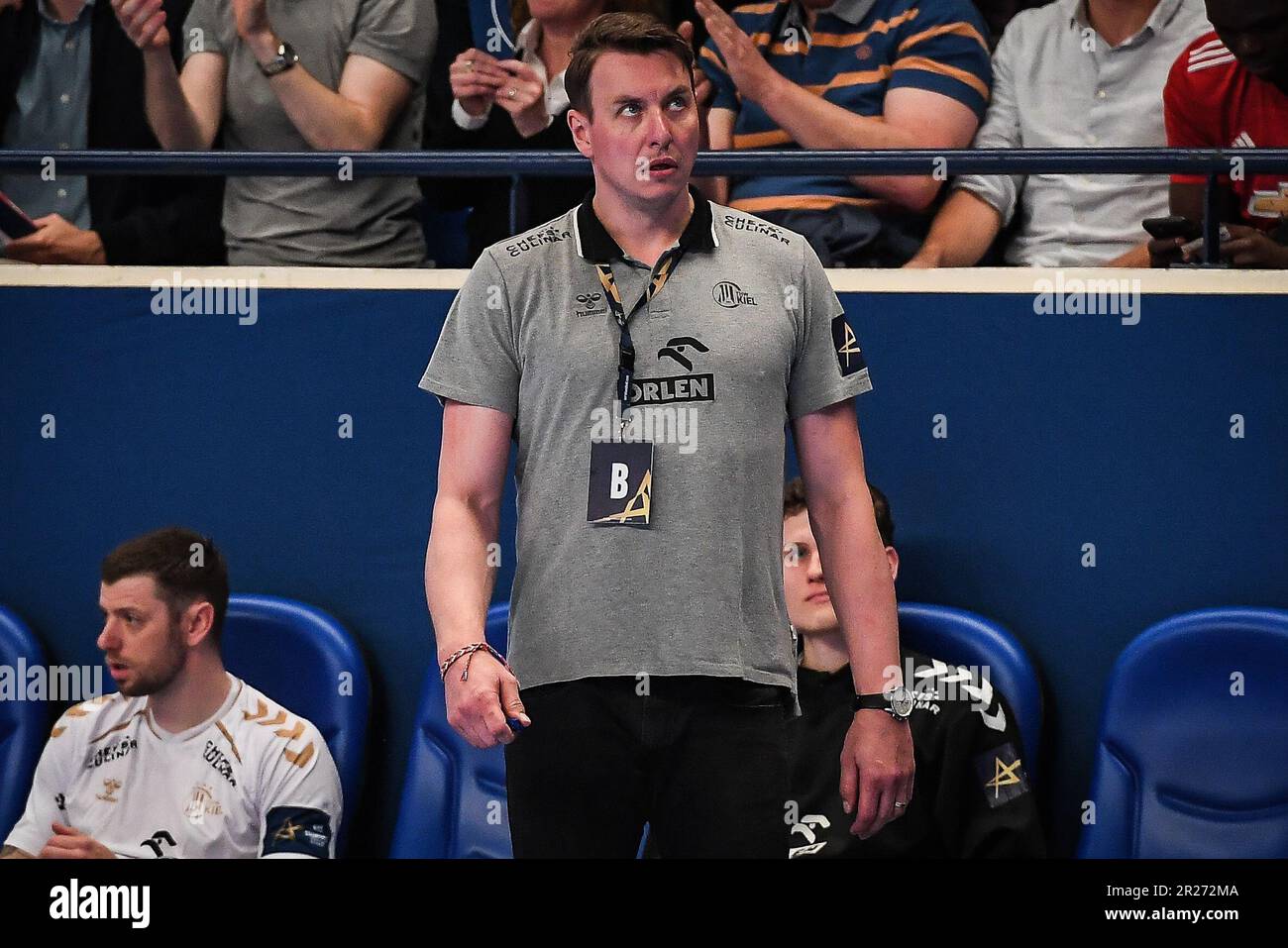 Paris, France. 17th May, 2023. Filip JICHA of Kiel during the EHF ...