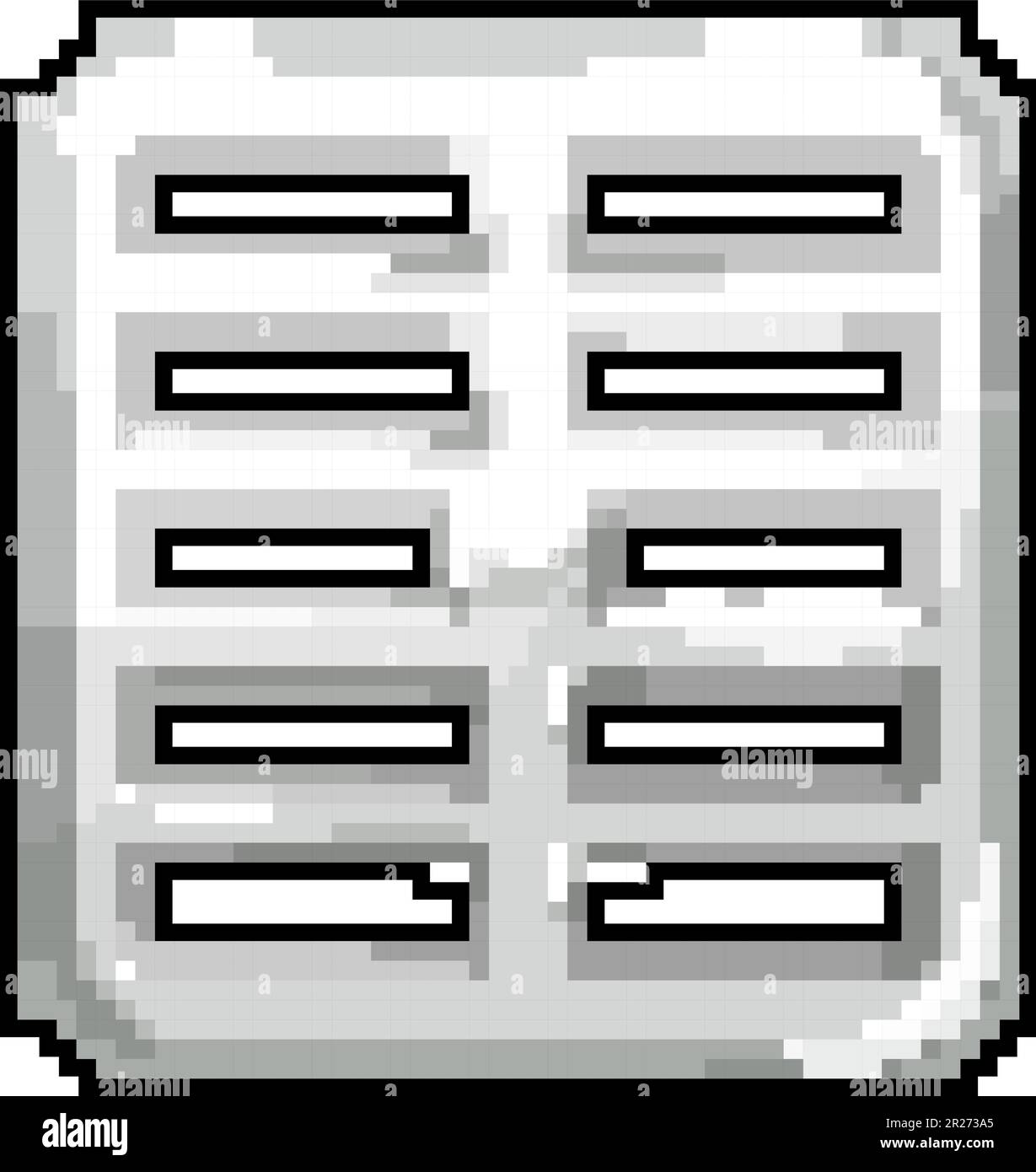 Road Drainage Grate Game Pixel Art Vector Illustration Stock Vector Image And Art Alamy