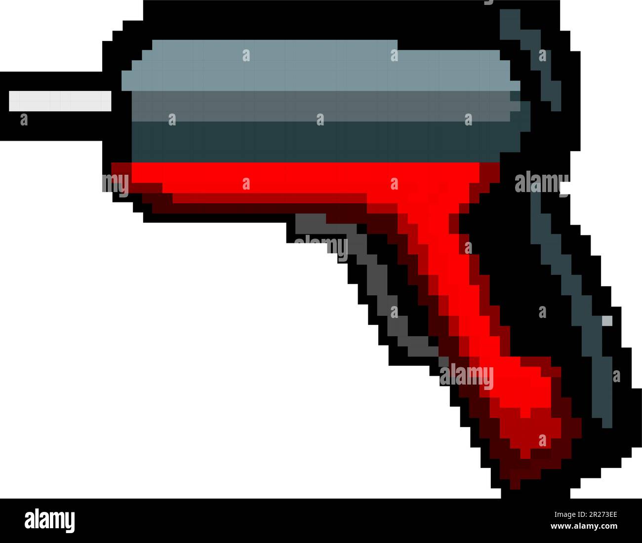 industrial drill game pixel art vector illustration Stock Vector Image ...