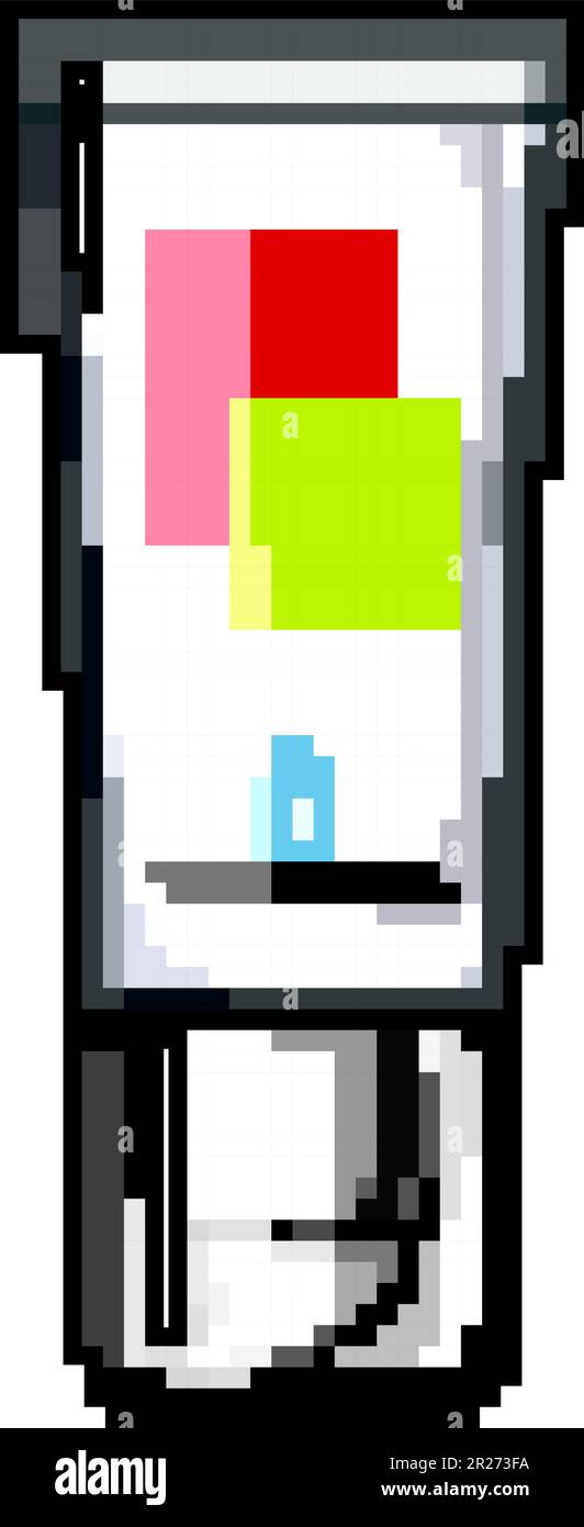 body dry skin cream game pixel art vector illustration Stock Vector ...