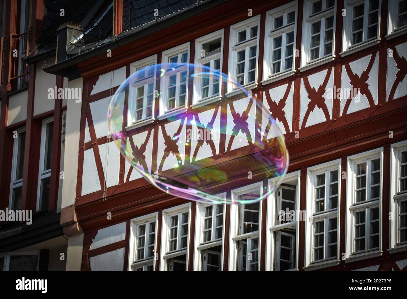 Soap Bubble in the Air - Frankfurt, Germany Stock Photo - Alamy