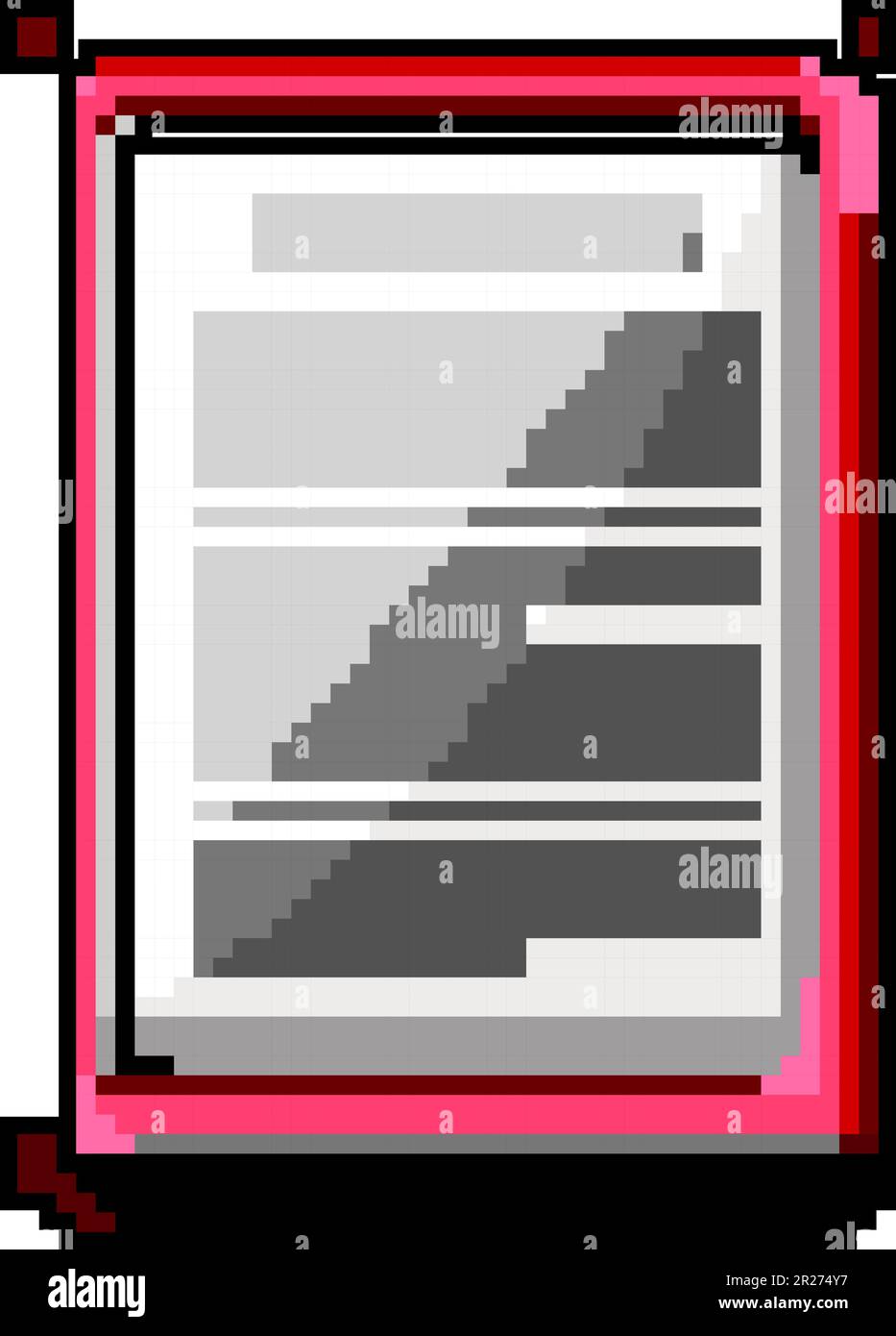 digital ebook reader game pixel art vector illustration Stock Vector ...