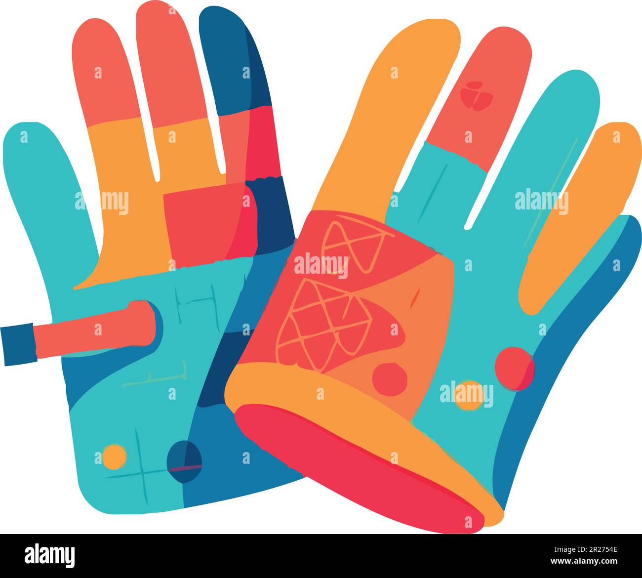 Holding leather gloves Cut Out Stock Images & Pictures - Alamy