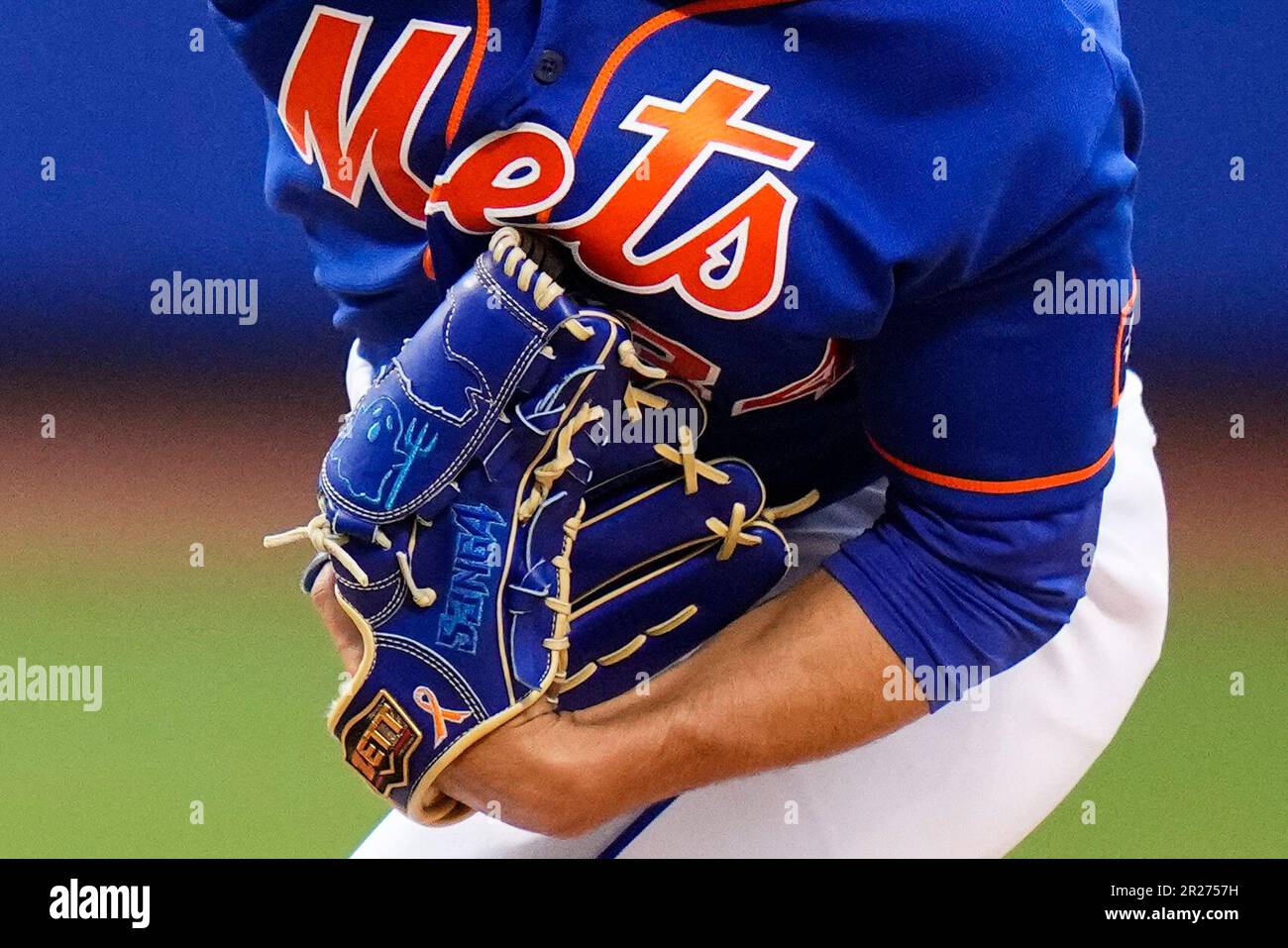 New York Mets' Kodai Senga, of Japan, pitches during the first inning ...