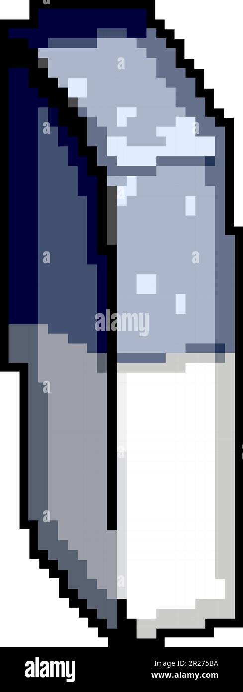 school eraser game pixel art vector illustration Stock Vector Image ...