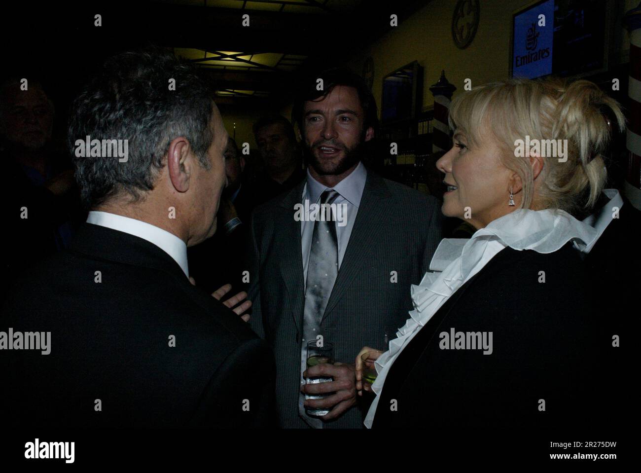 Hugh Jackman and Deborra Lee Furness speak with Australian television ...