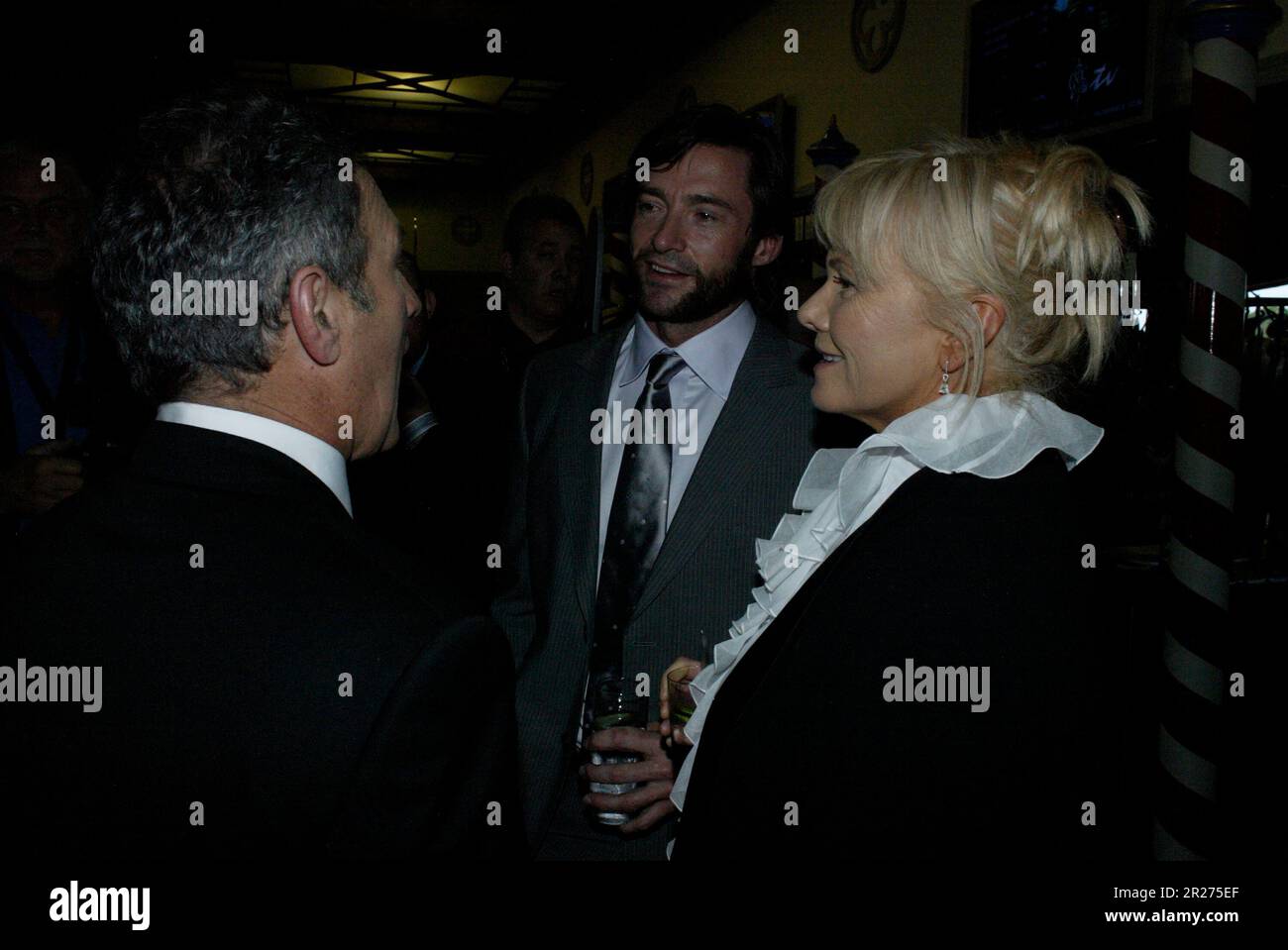 Hugh Jackman and Deborra Lee Furness speak with Australian television ...