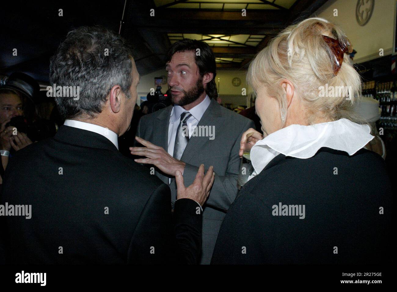 Hugh Jackman and Deborra Lee Furness speak with Australian television ...