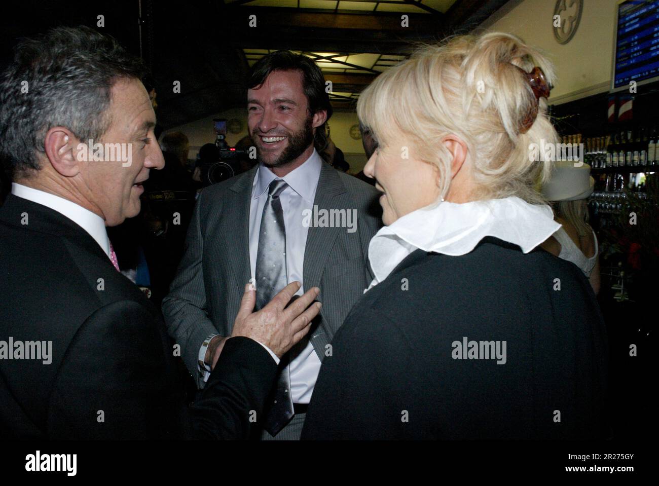 Hugh Jackman and Deborra Lee Furness speak with Australian television ...