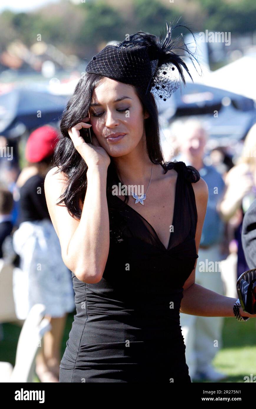 Megan Gale The Doncaster Day racing carnival at Royal Randwick ...