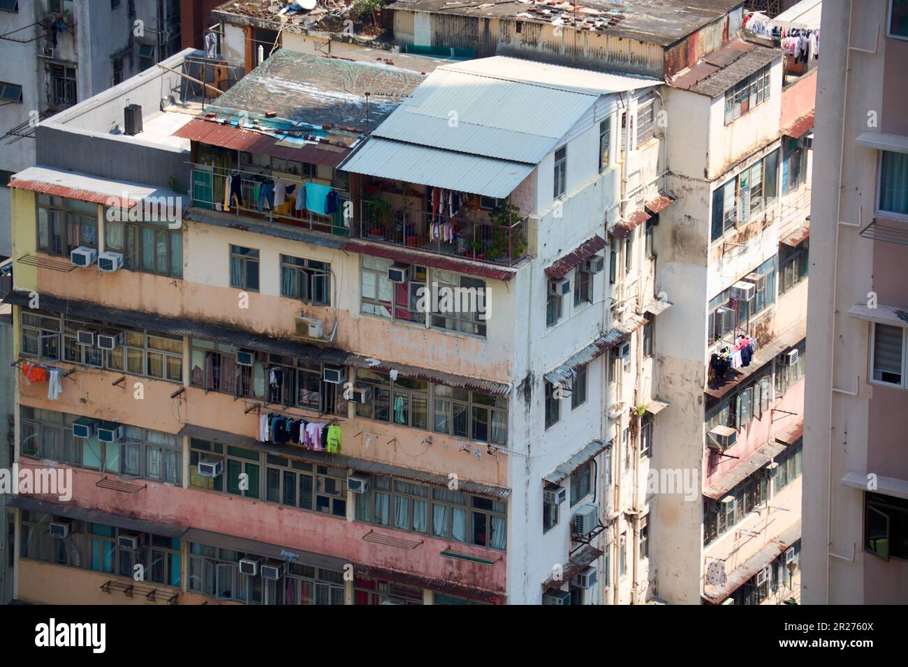 View of Hong Kong buildings. High quality photo Stock Photo - Alamy