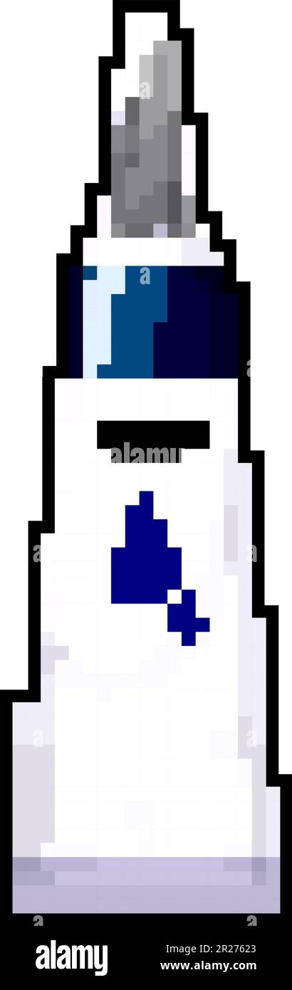 care eye drop game pixel art vector illustration Stock Vector Image ...