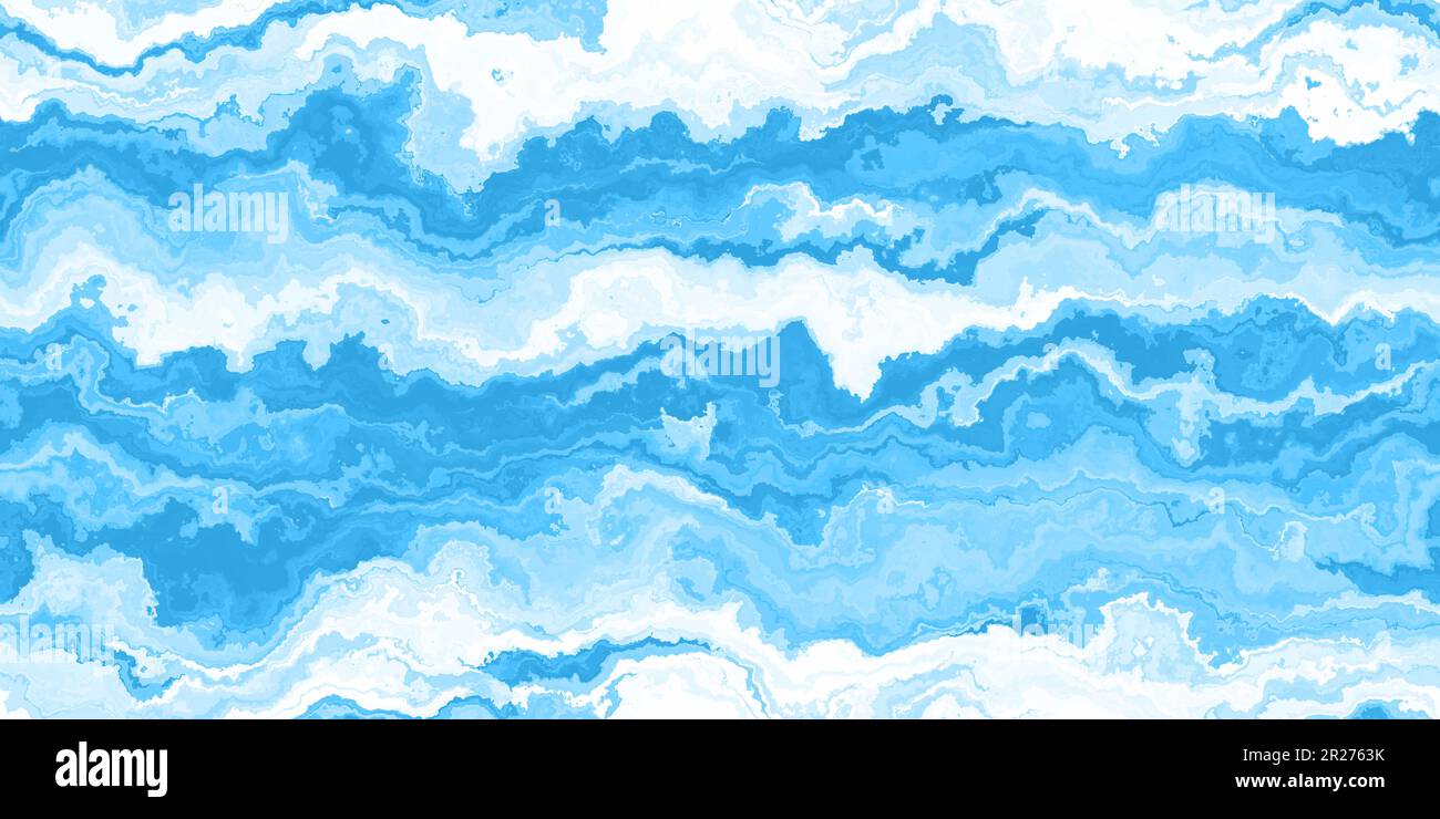 Seamless light pastel sky blue aesthetic agate marble gemstone slice ...