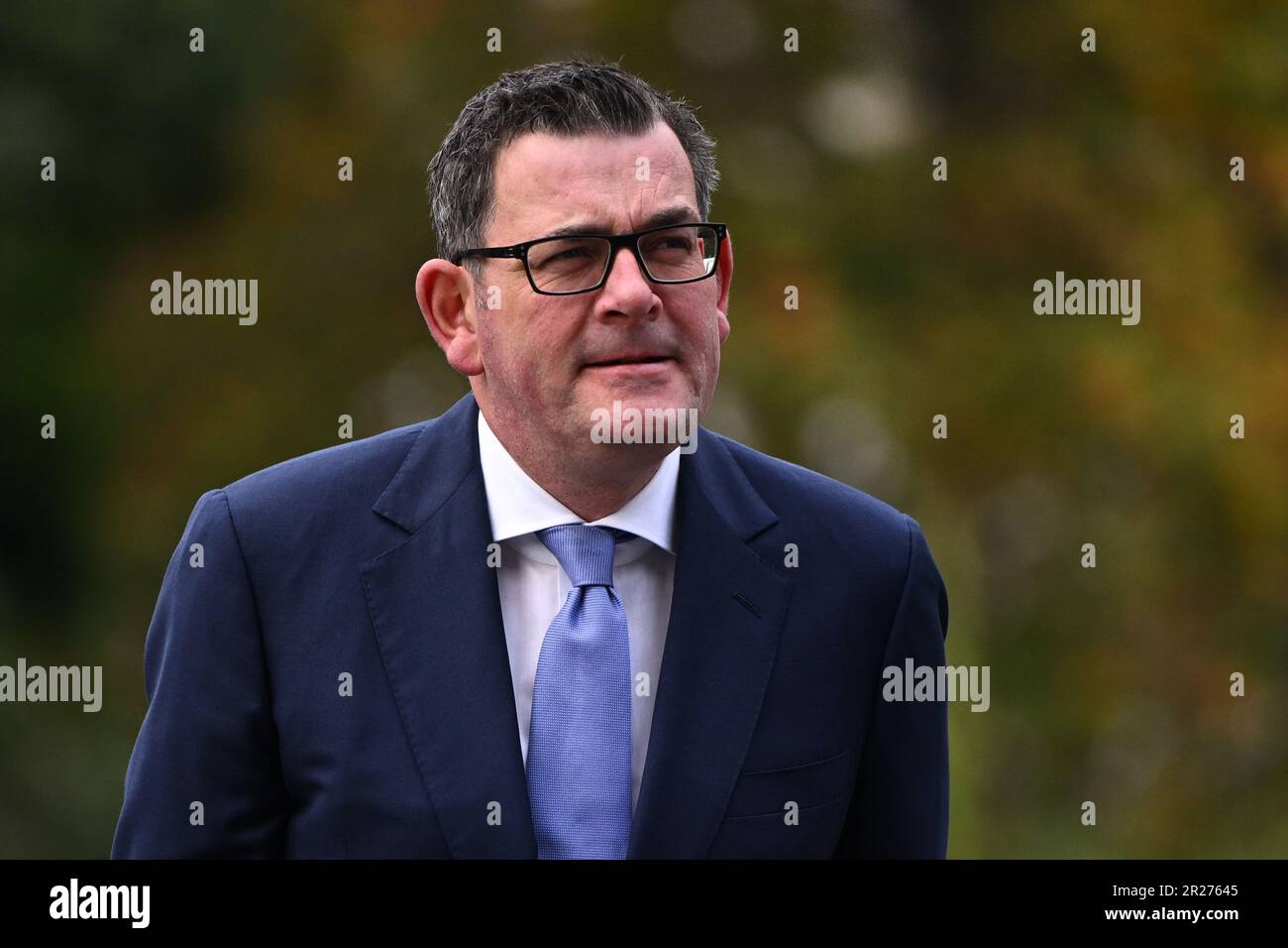 Victorian Premier Daniel Andrews arrives at the Parliament of Victoria ...