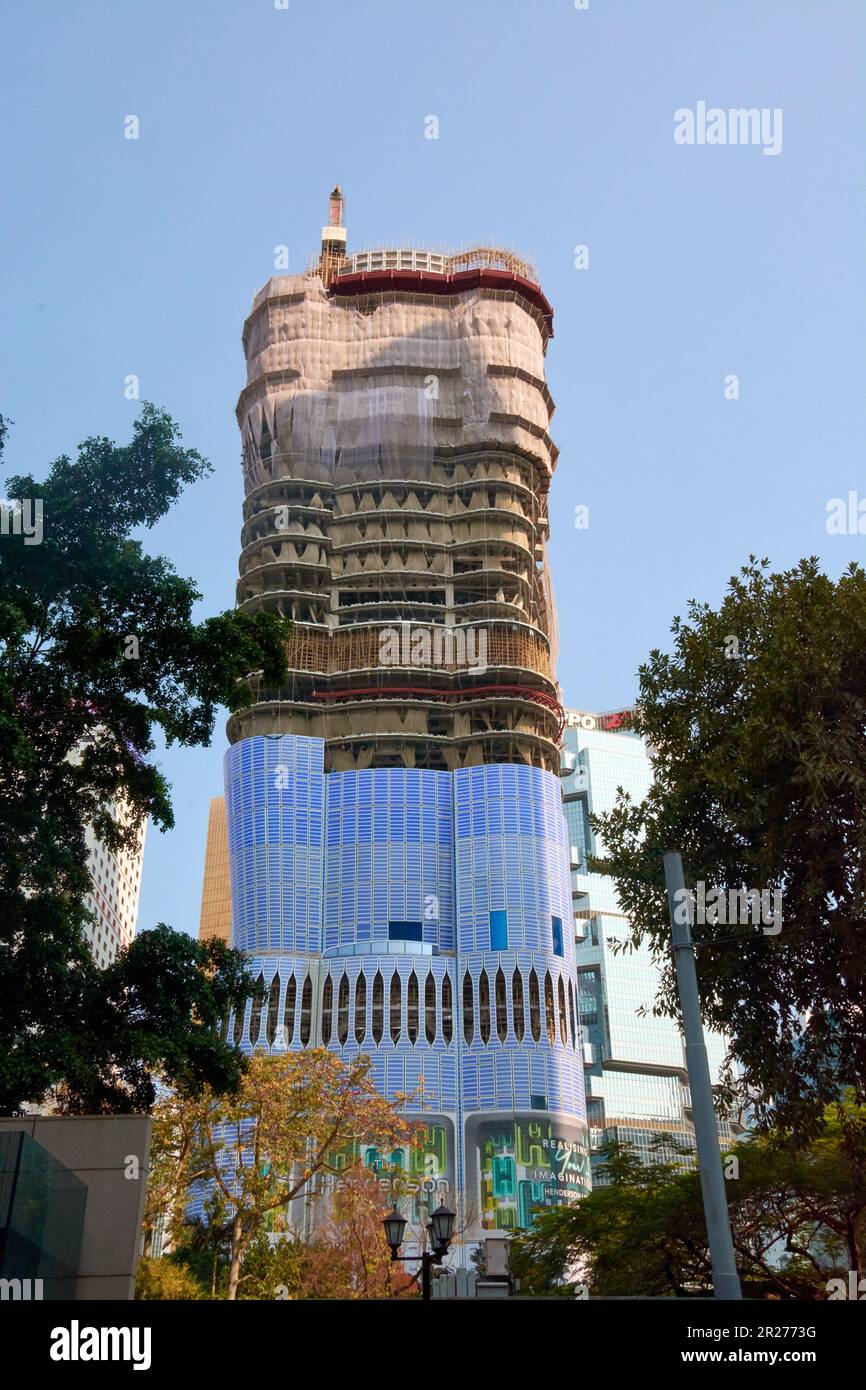 View of Hong Kong buildings. High quality photo Stock Photo - Alamy