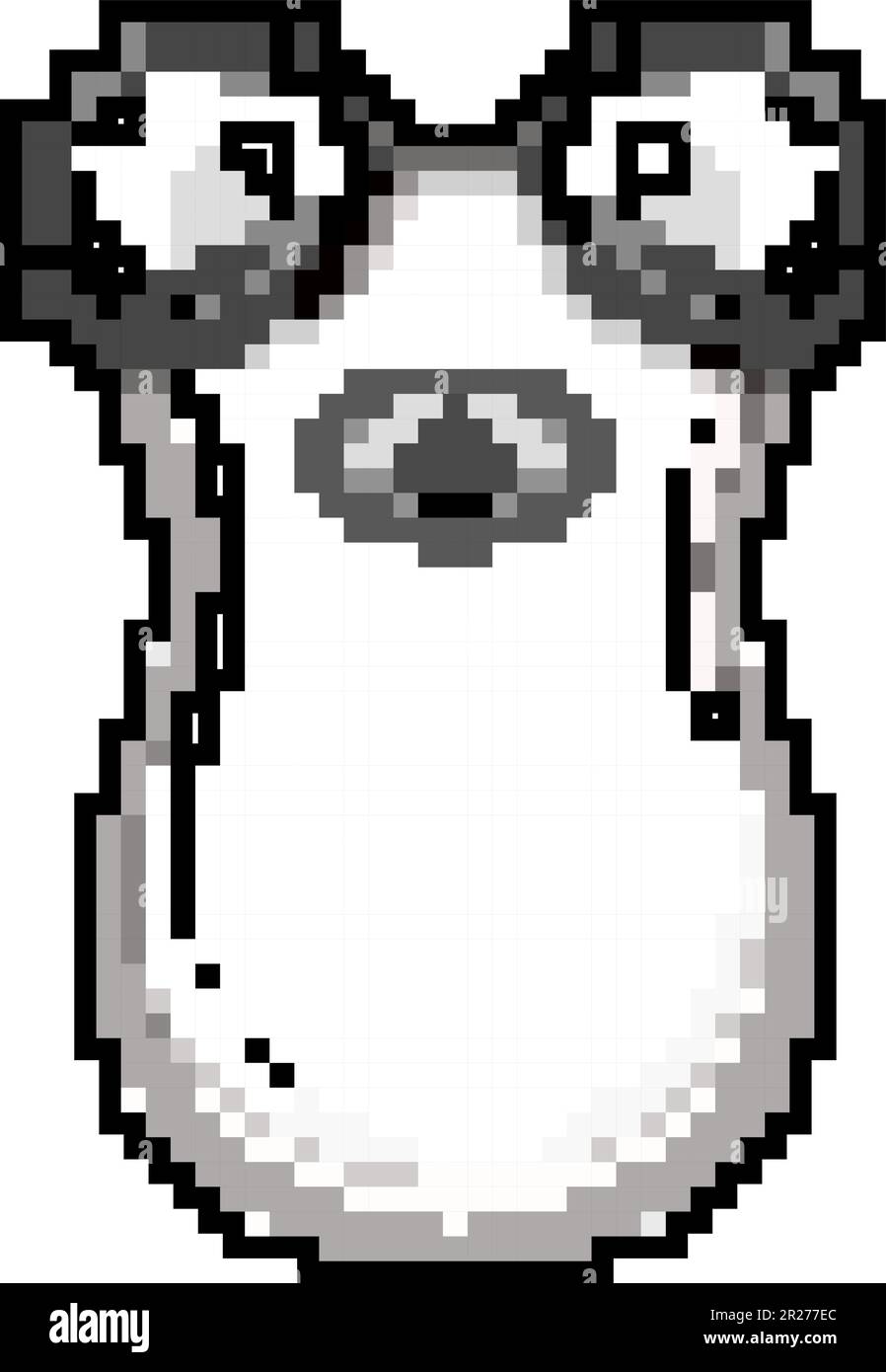 skin face massager game pixel art vector illustration Stock Vector ...