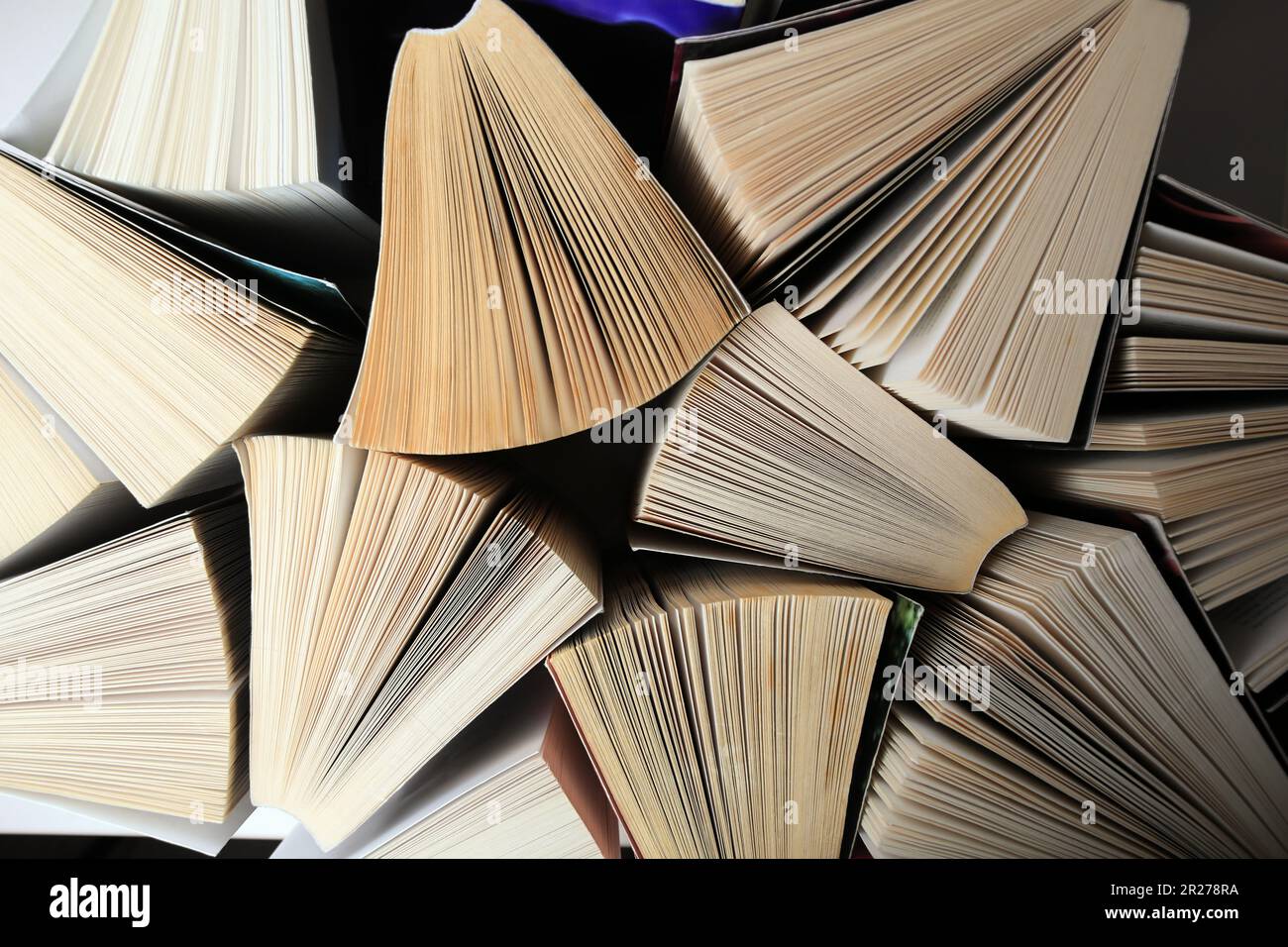 Collection of different books as background, closeup Stock Photo - Alamy