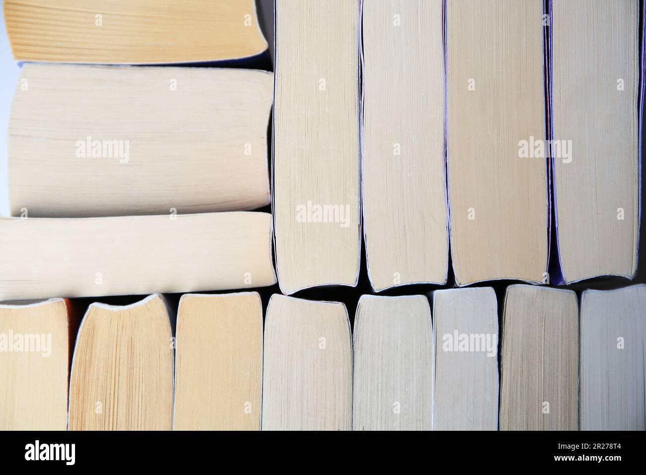 Collection of different books as background, closeup Stock Photo - Alamy