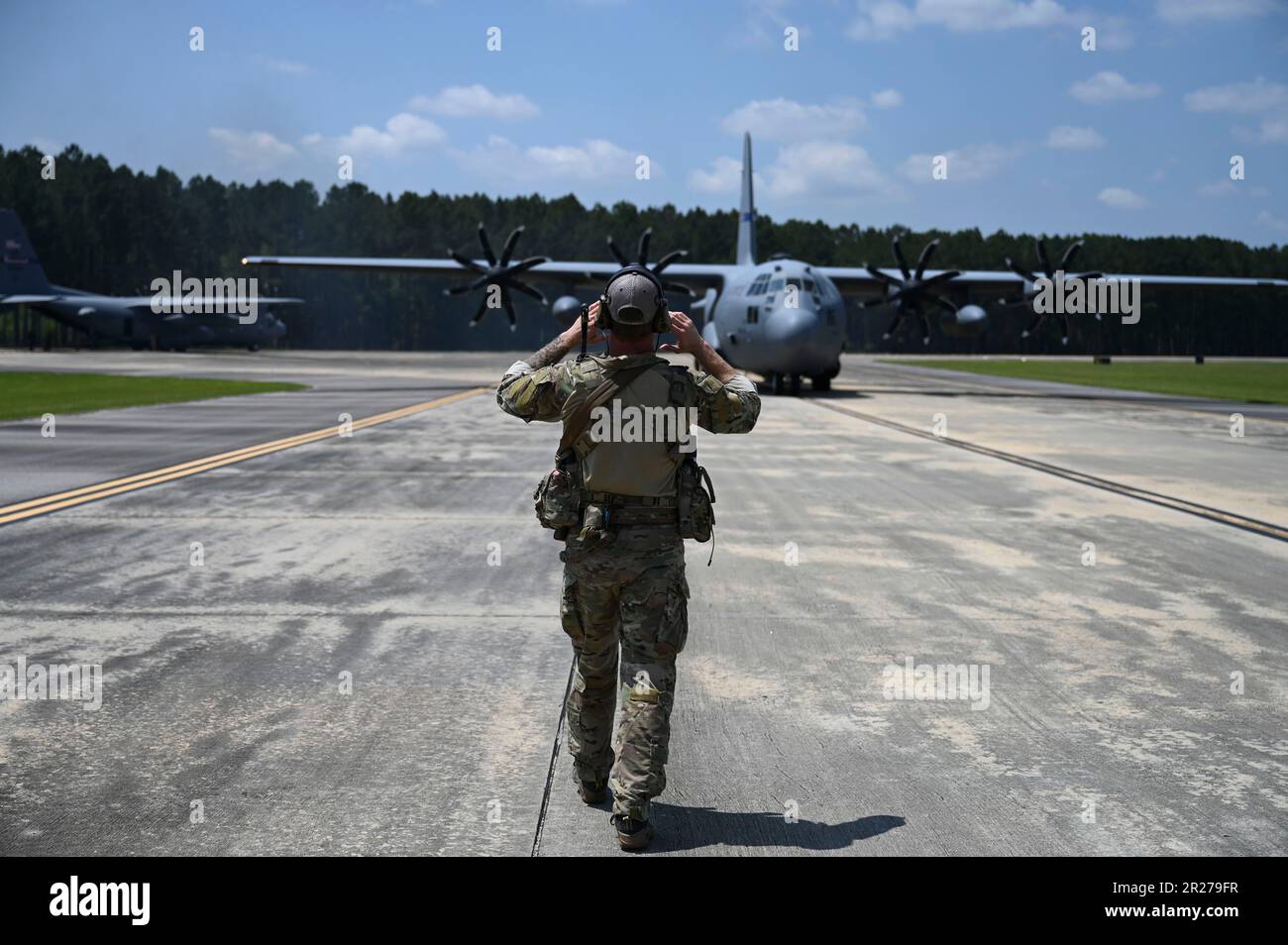 A tactical air control party (TACP) Airman from the 165th Air Support ...