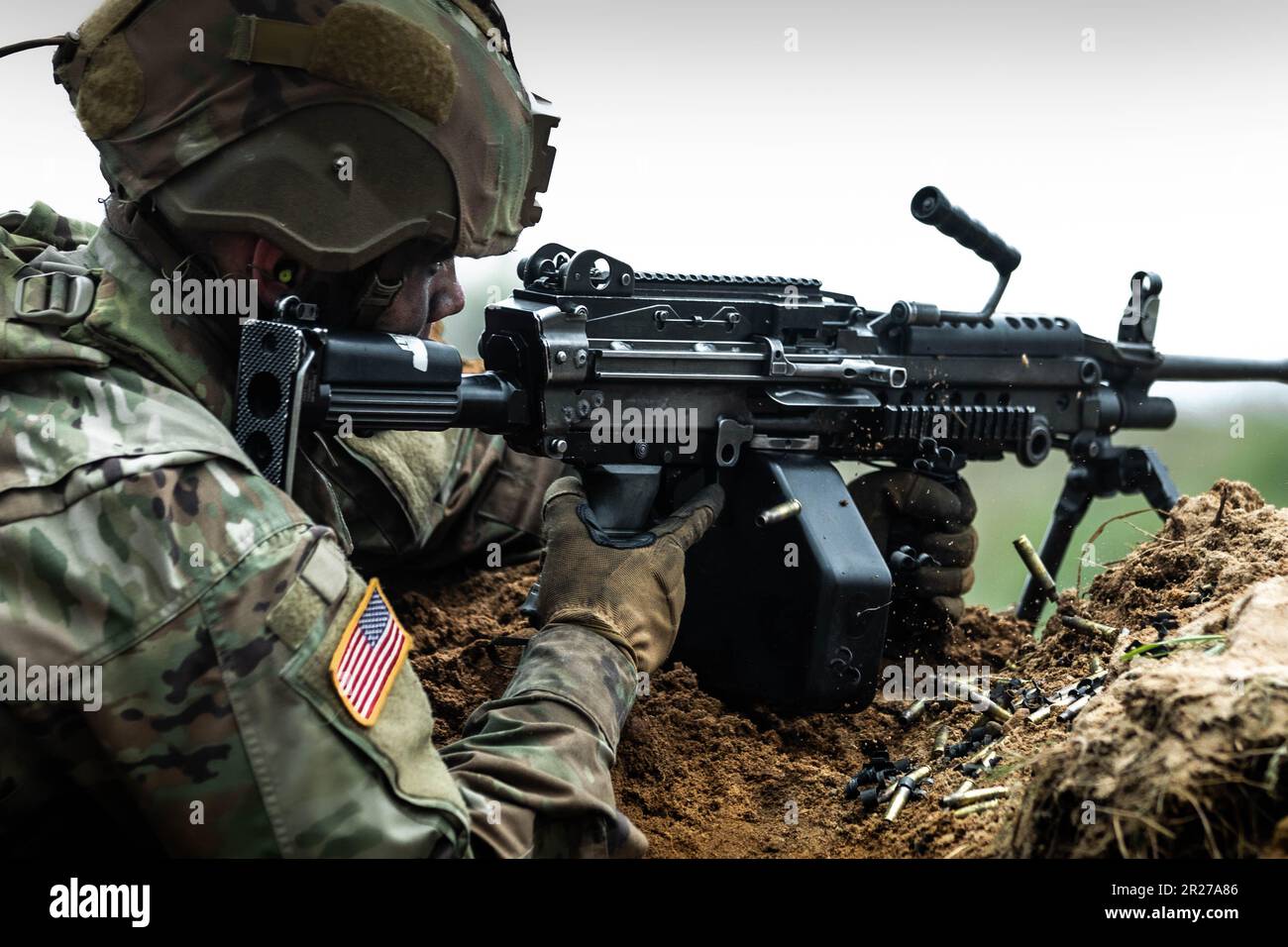 U.S. Soldier assigned to Lightning Troop, 3rd Squadron, 2nd Cavalry ...
