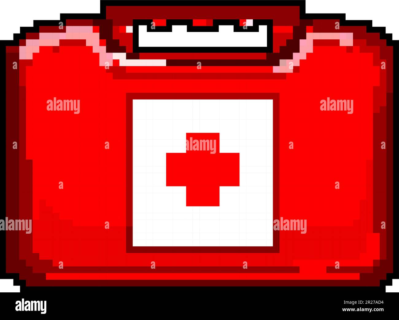 doctor first aid kit game pixel art vector illustration Stock Vector ...