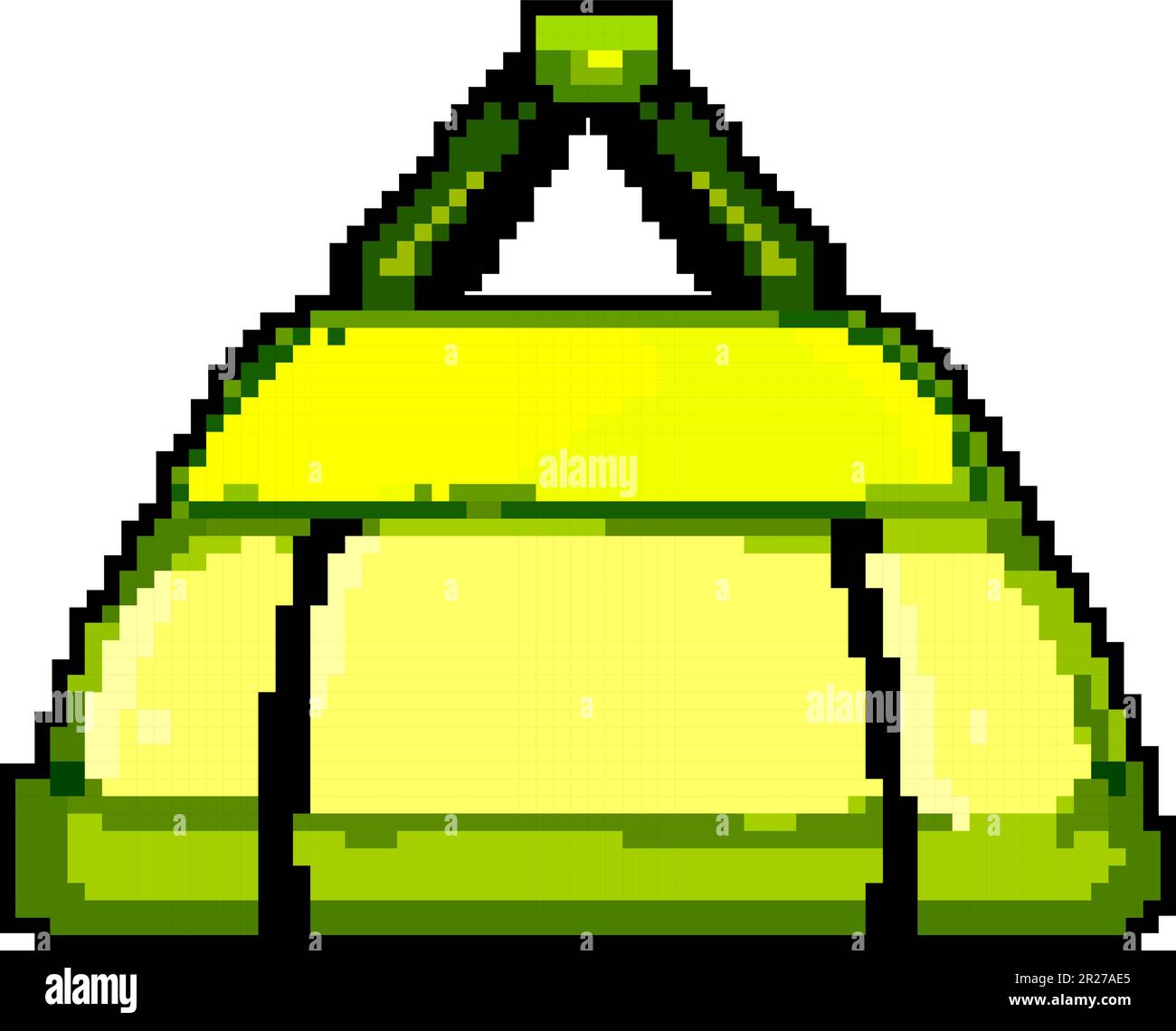 gym fitness bag game pixel art vector illustration Stock Vector Image ...