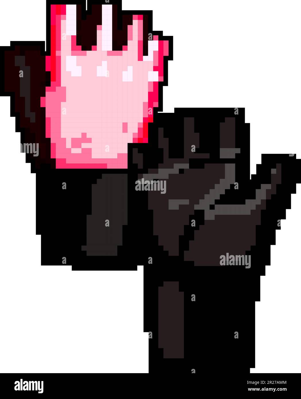 weight fitness gloves game pixel art vector illustration Stock Vector ...